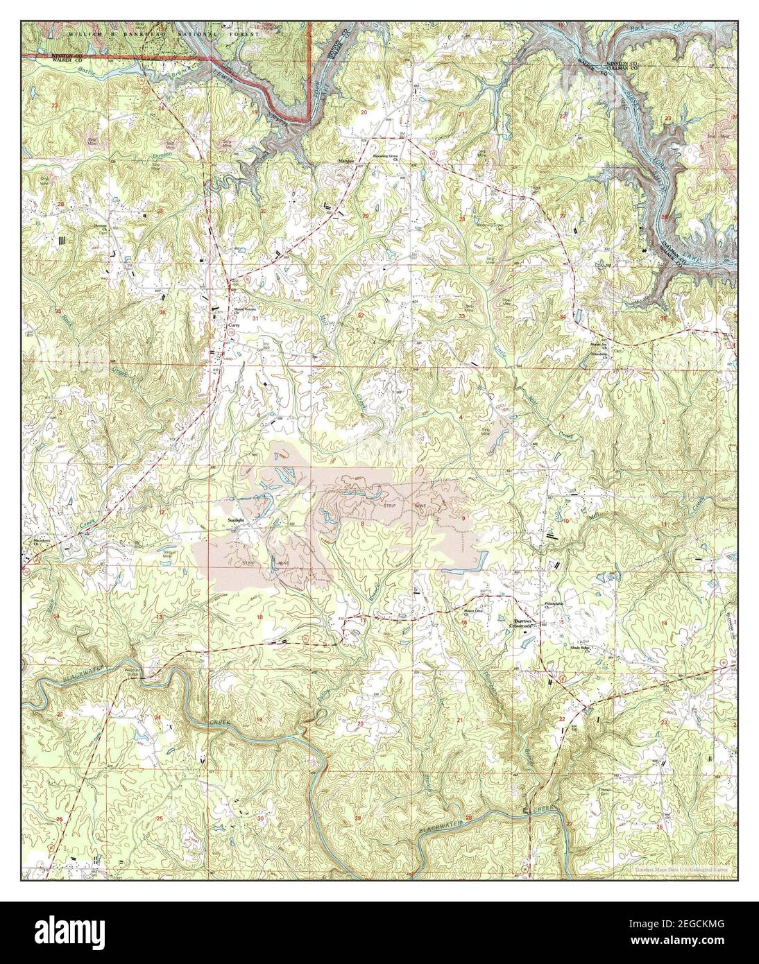 Sunlight, Alabama, map 2000, 1:24000, United States of America by ...