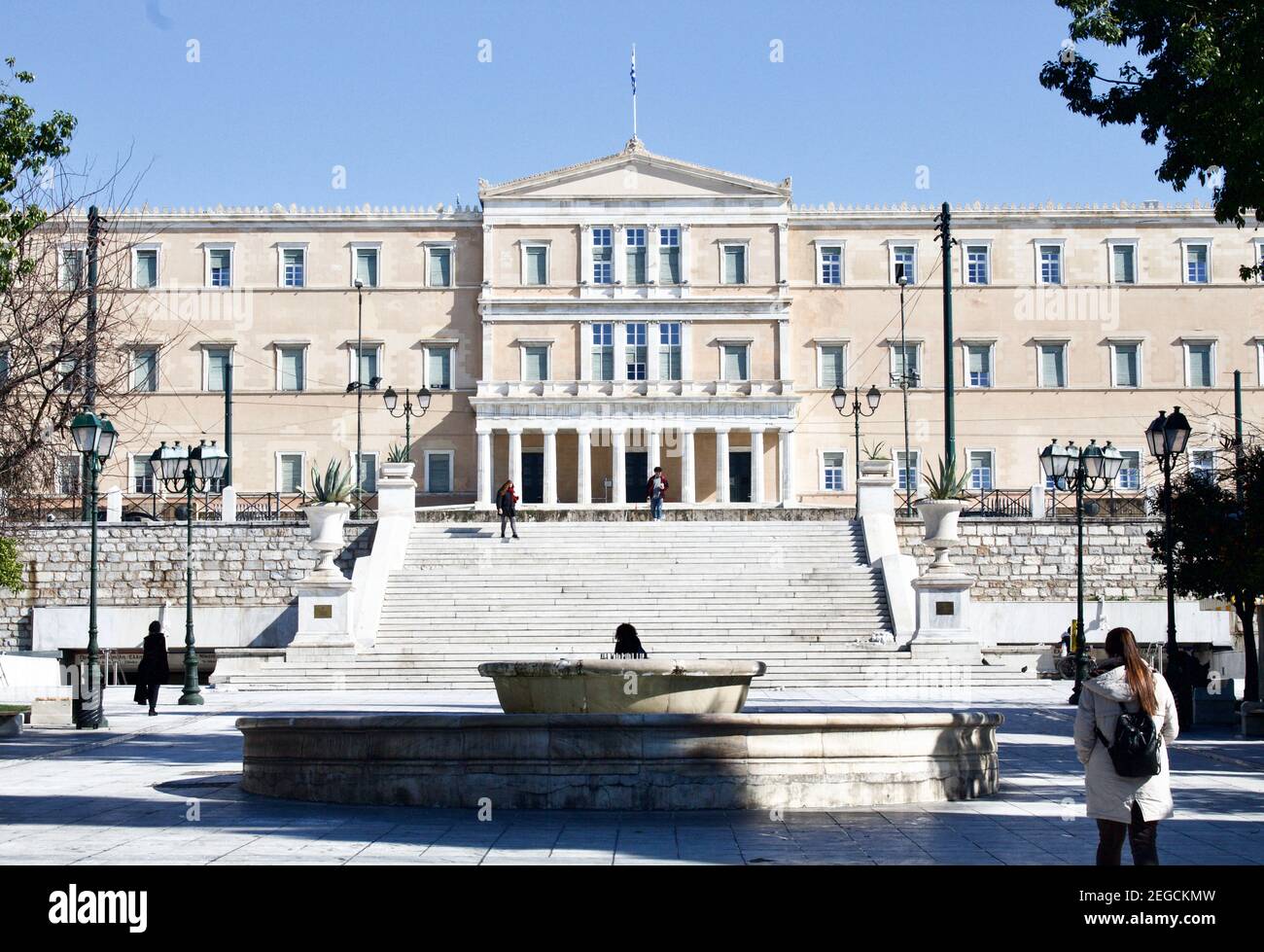 The sintagma square in athens hi-res stock photography and images - Alamy