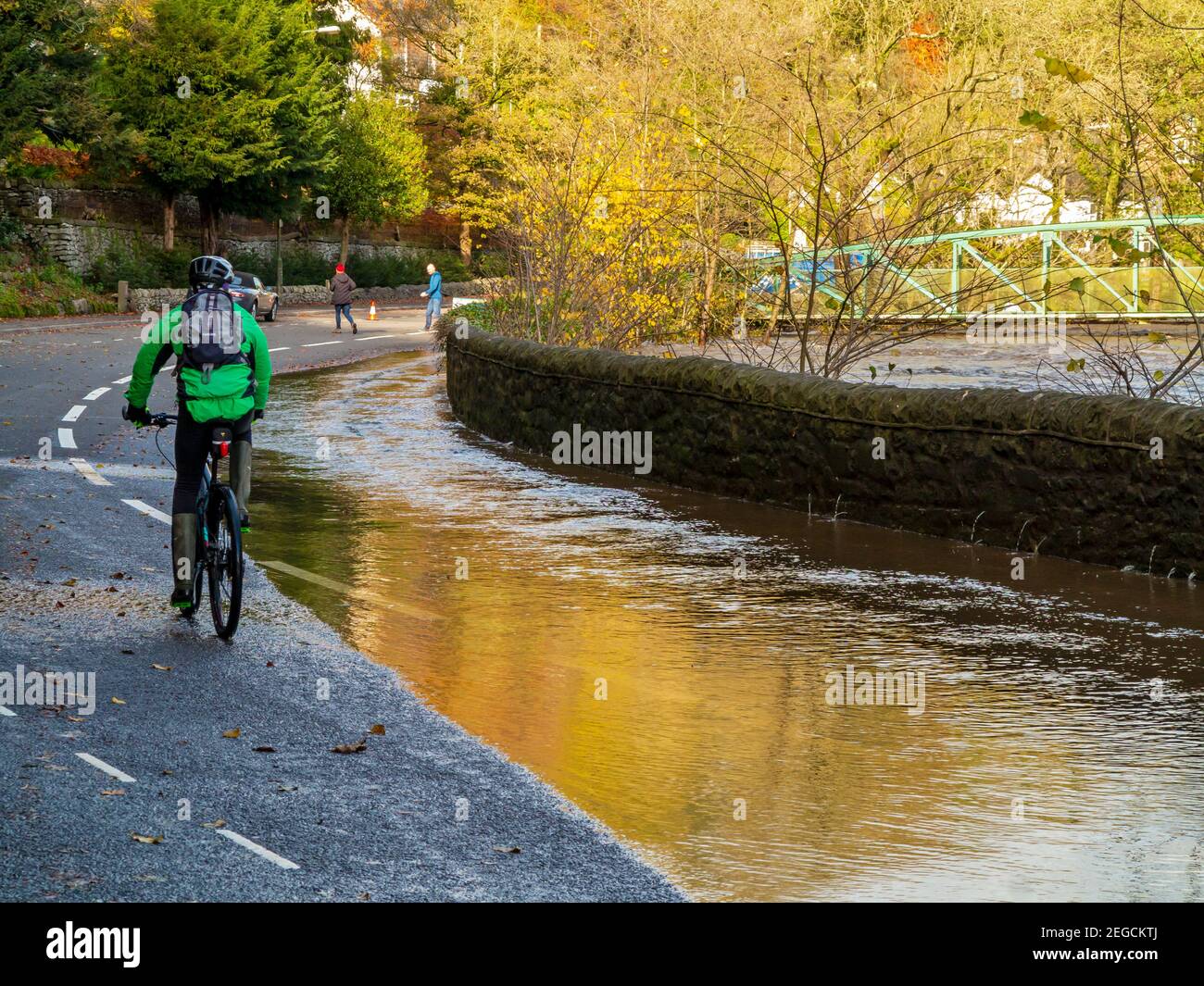 Severe flooding caused by the River Derwent bursting its banks in ...