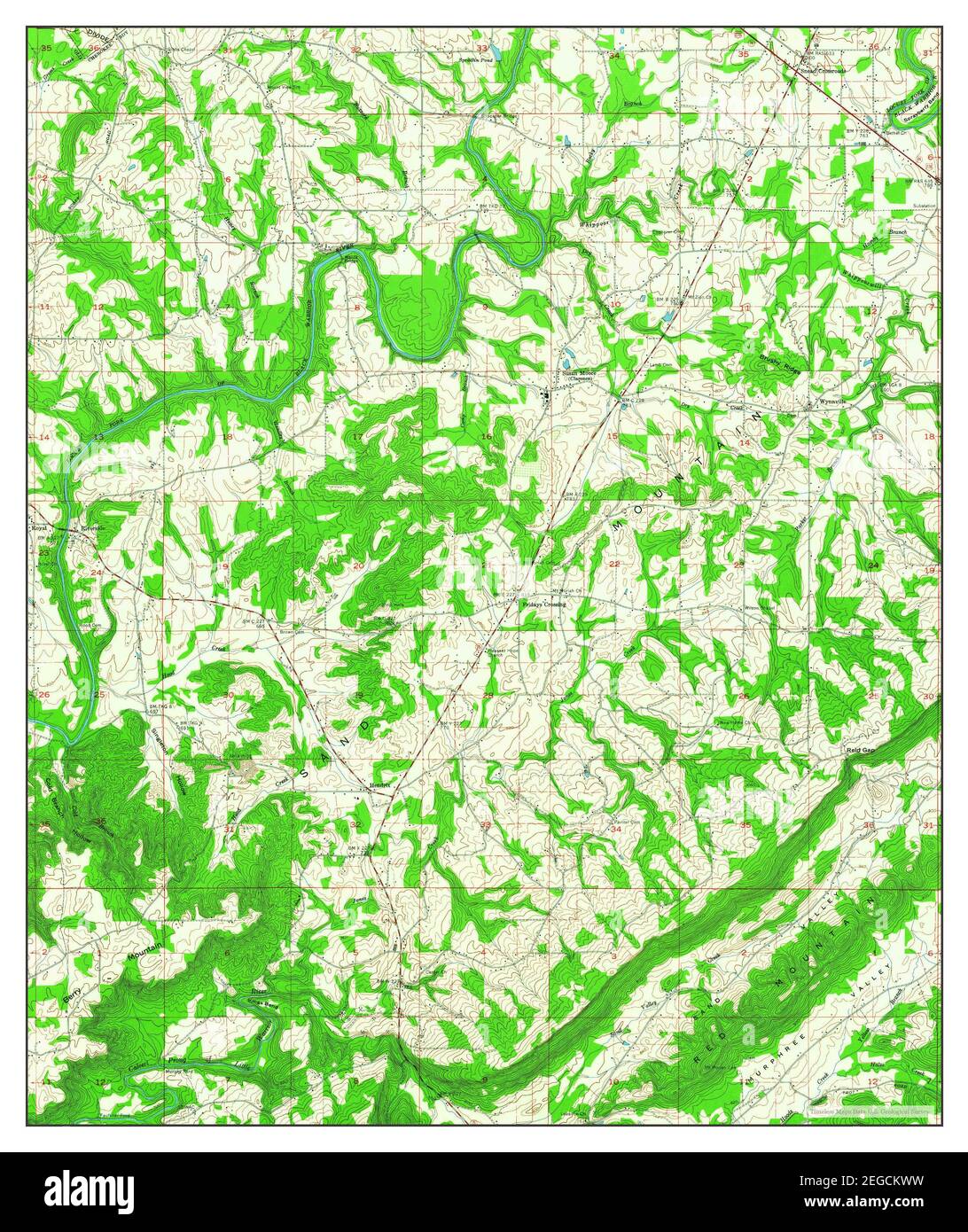 Susan Moore, Alabama, map 1958, 1:24000, United States of America by ...