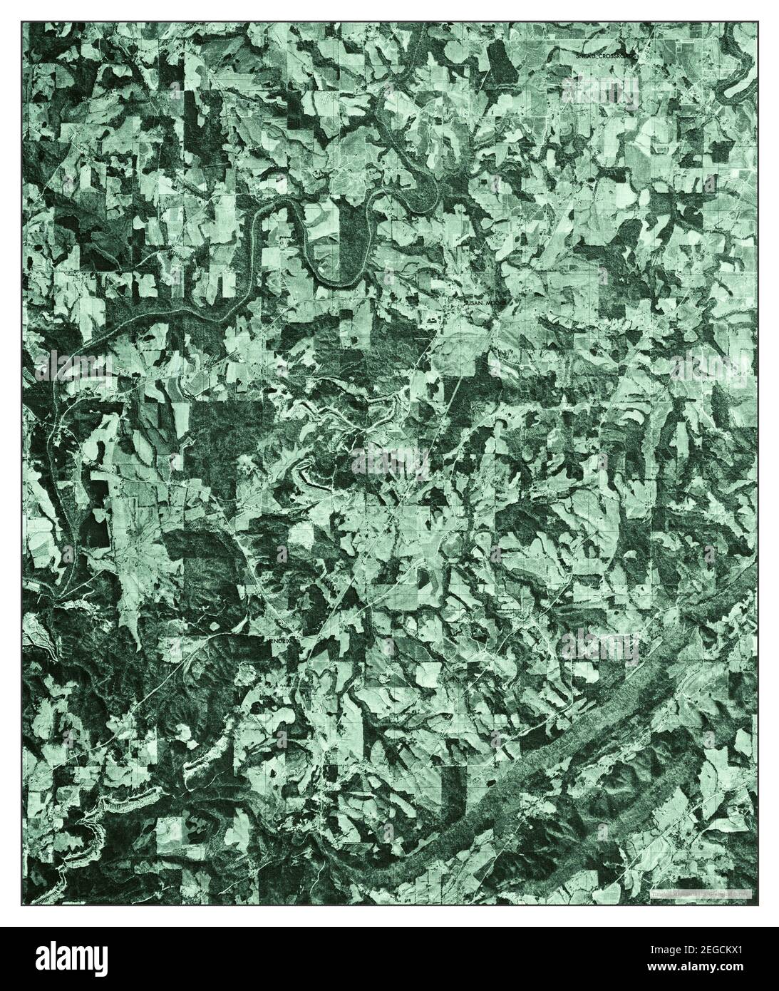 Susan Moore, Alabama, map 1975, 1:24000, United States of America by ...