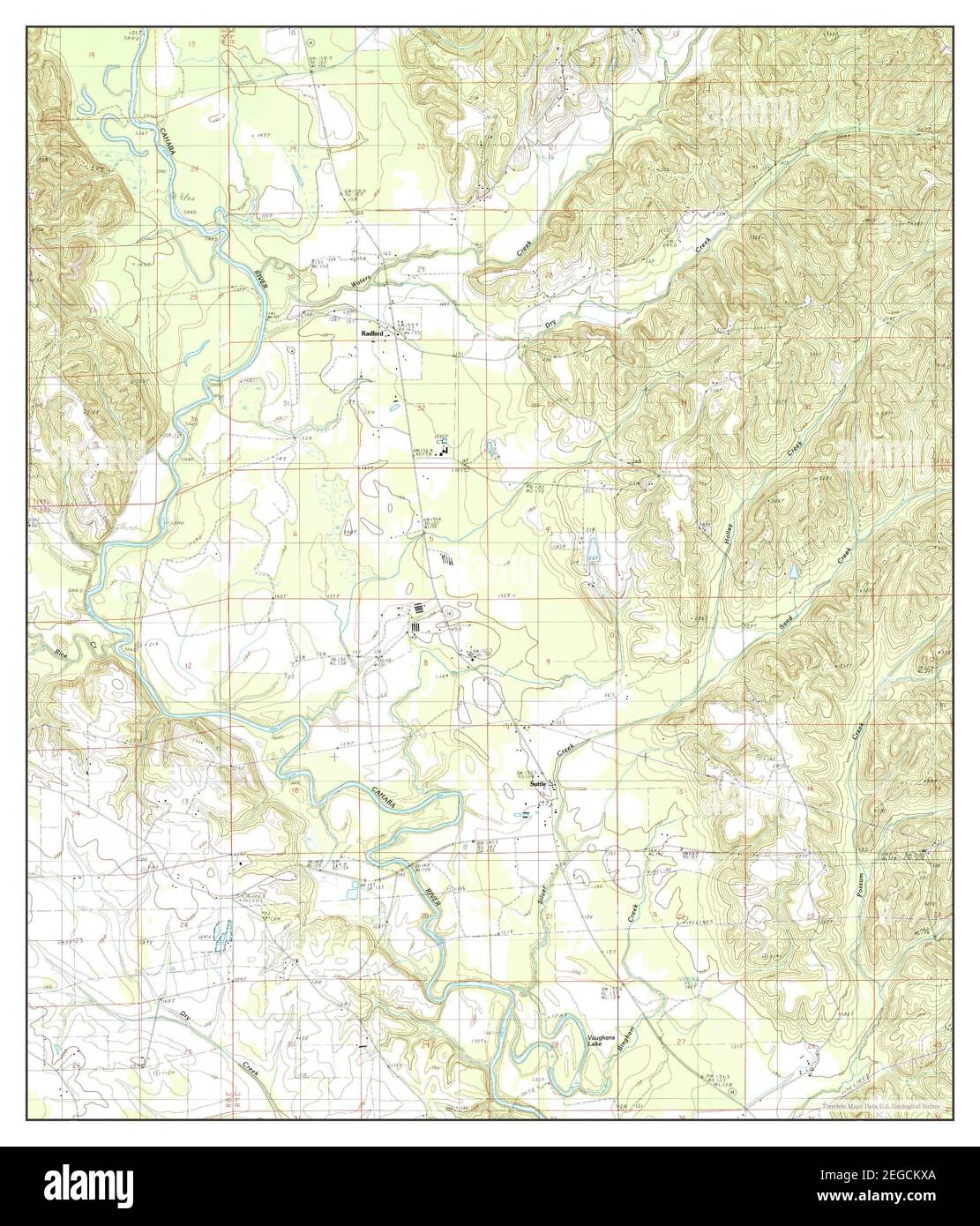 Suttle, Alabama, map 1987, 1:24000, United States of America by ...