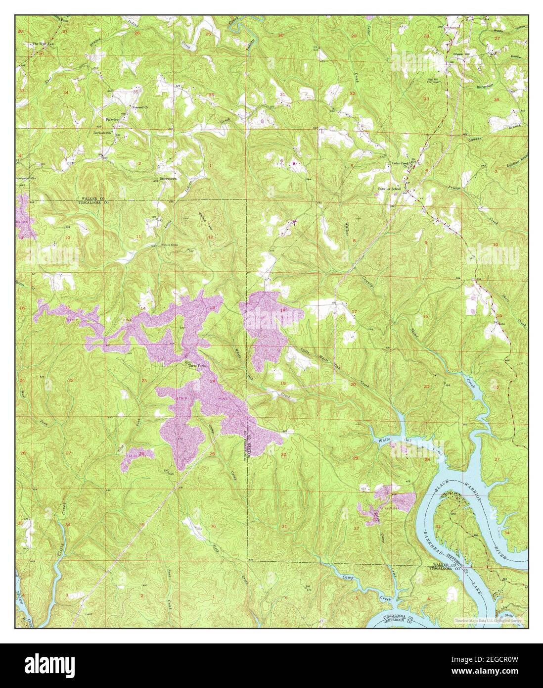 Tutwiler map hi-res stock photography and images - Alamy