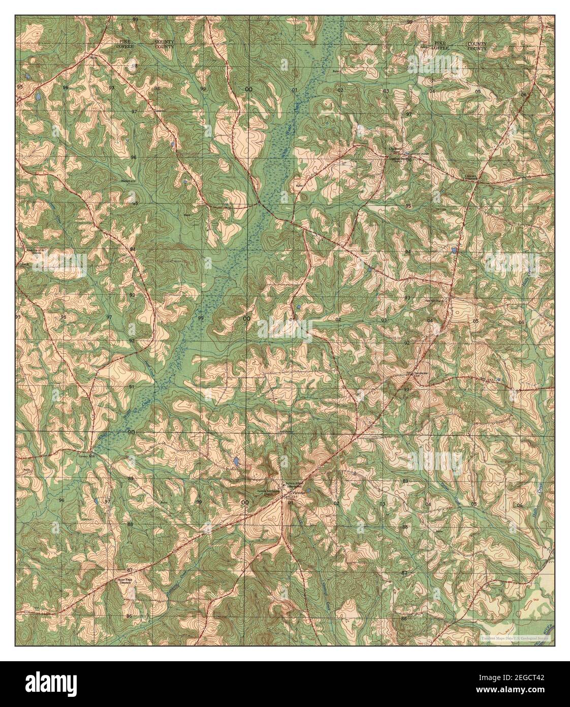 Victoria, Alabama, map 1962, 1:25000, United States of America by ...