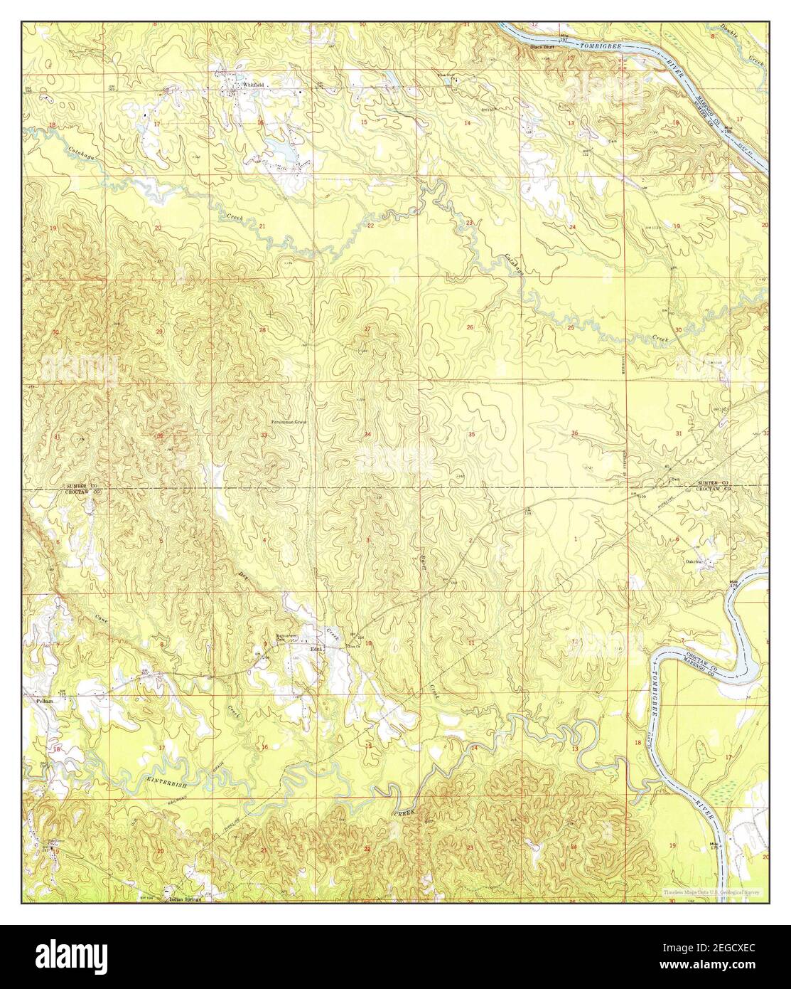 Whitfield, Alabama, map 1971, 1:24000, United States of America by ...