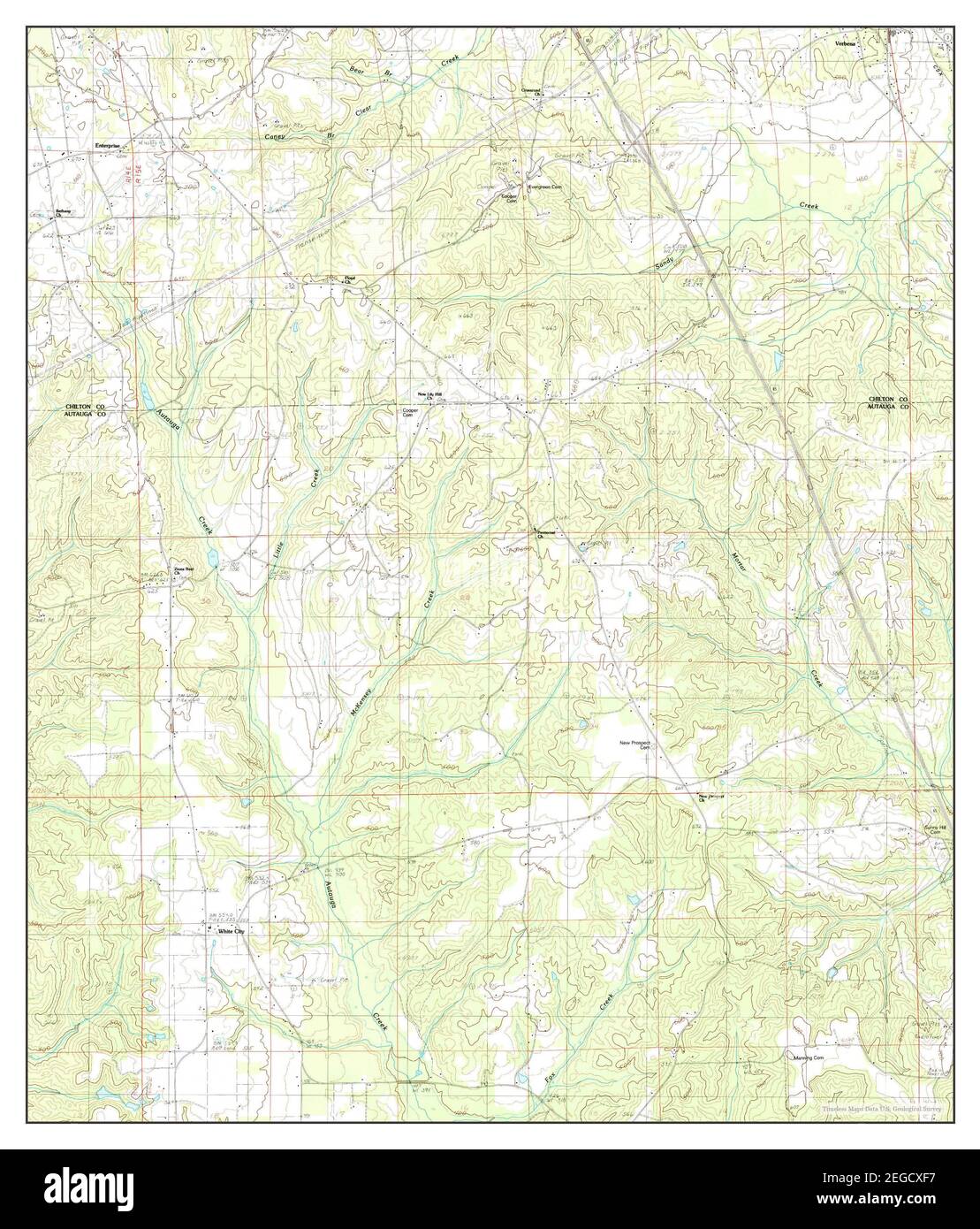 White City, Alabama, map 1987, 1:24000, United States of America by ...