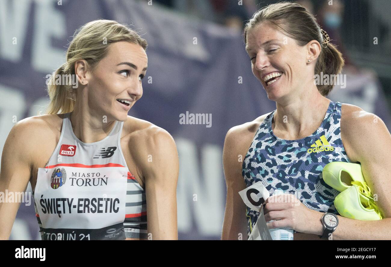 17.02.2021, Torun, lekka atletyka, 7. Copernicus Cup, N/z Justyna ...