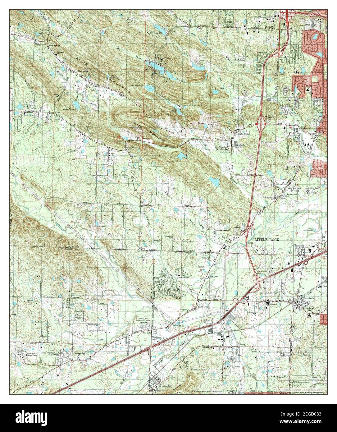 Alexander, Arkansas, map 1994, 1:24000, United States of America by ...