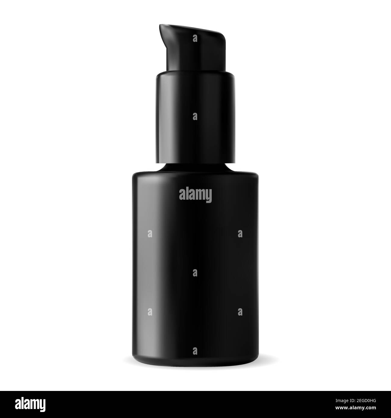 Black sanitizer bottle. Serum spray glass package mock up. Glass ...