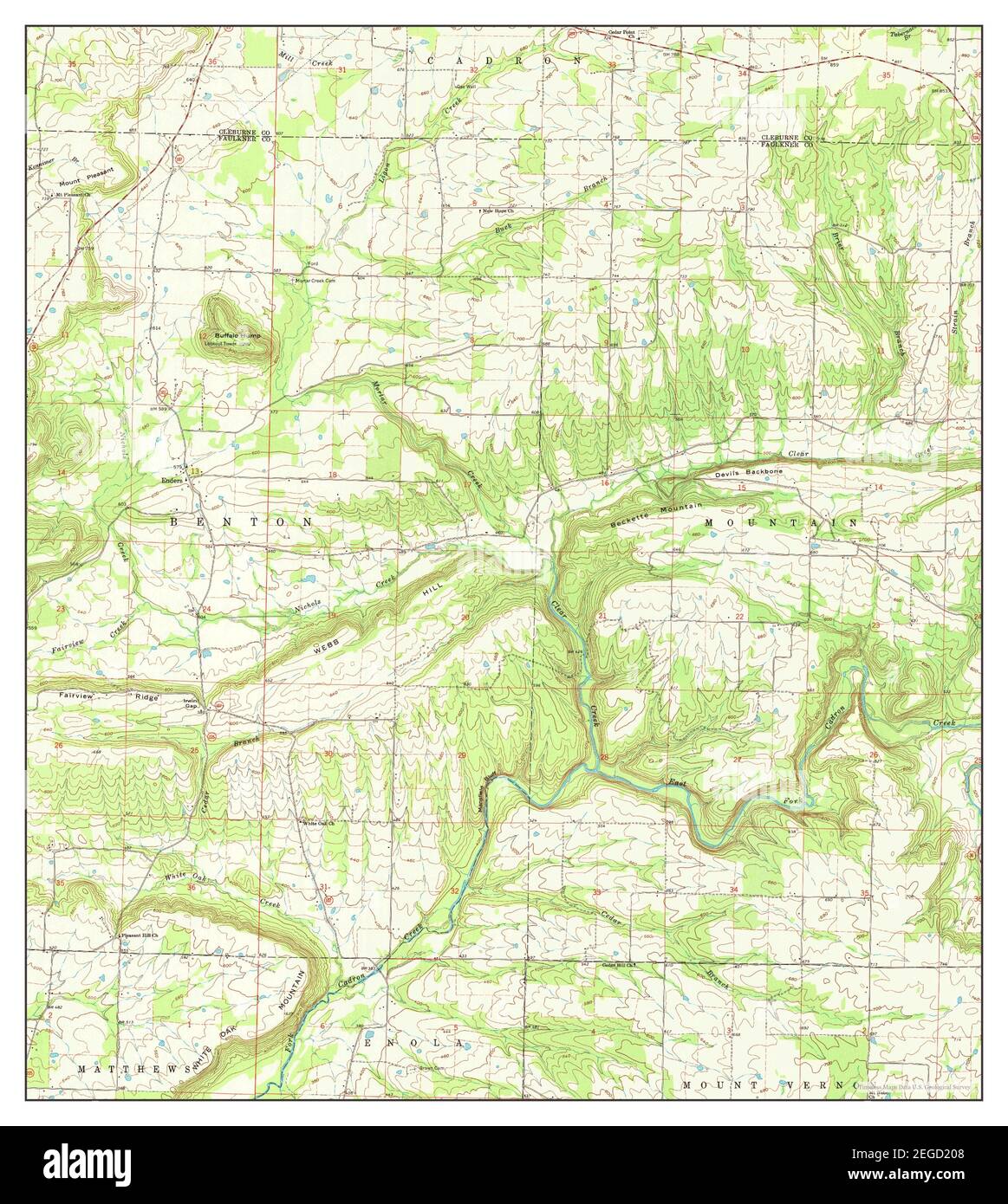 Barney, Arkansas, map 1963, 1:24000, United States of America by ...