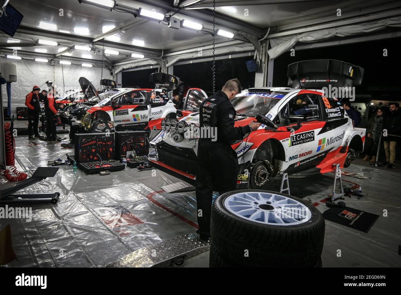 69 ROVANPERA Kalle (FIN), HALTTUNEN Jonne (FIN), Toyota Yaris WRC ...