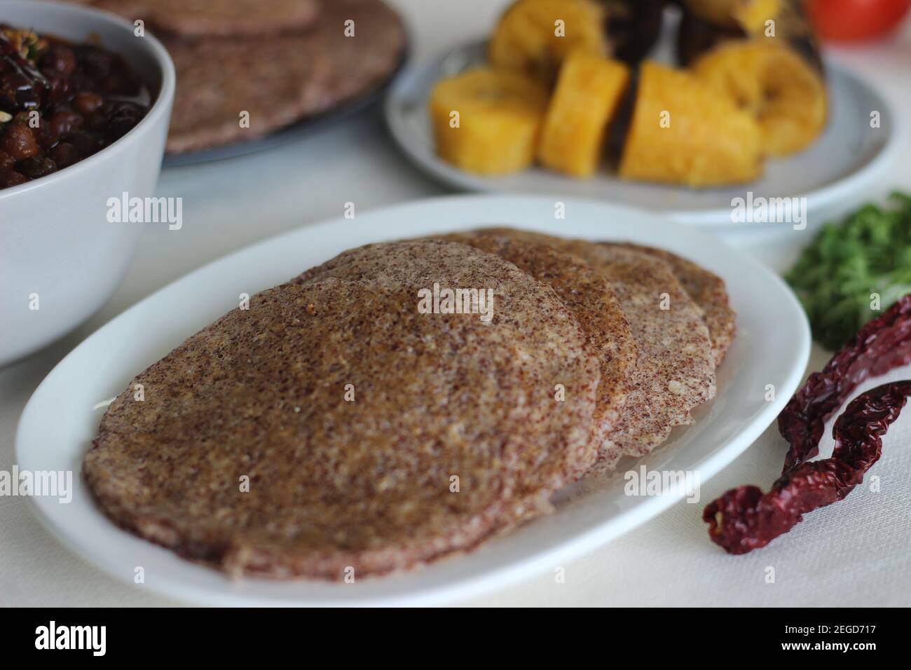 Millet pancakes hi-res stock photography and images - Alamy