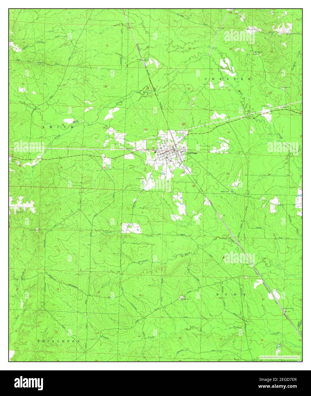 Carthage historic map hi-res stock photography and images - Alamy