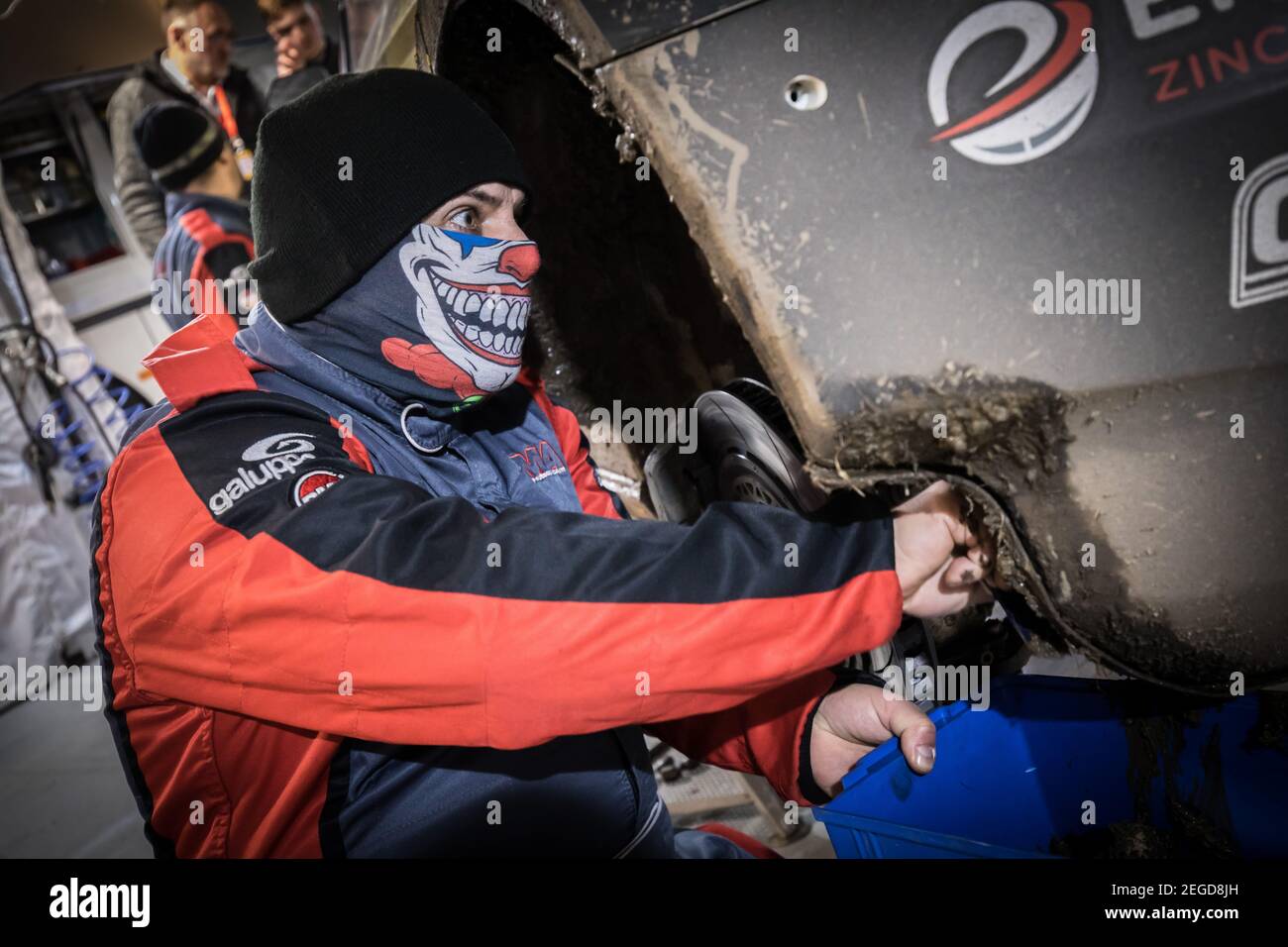 mecaniciens, mechanics during the 2020 WRC World Rally Car Championship ...