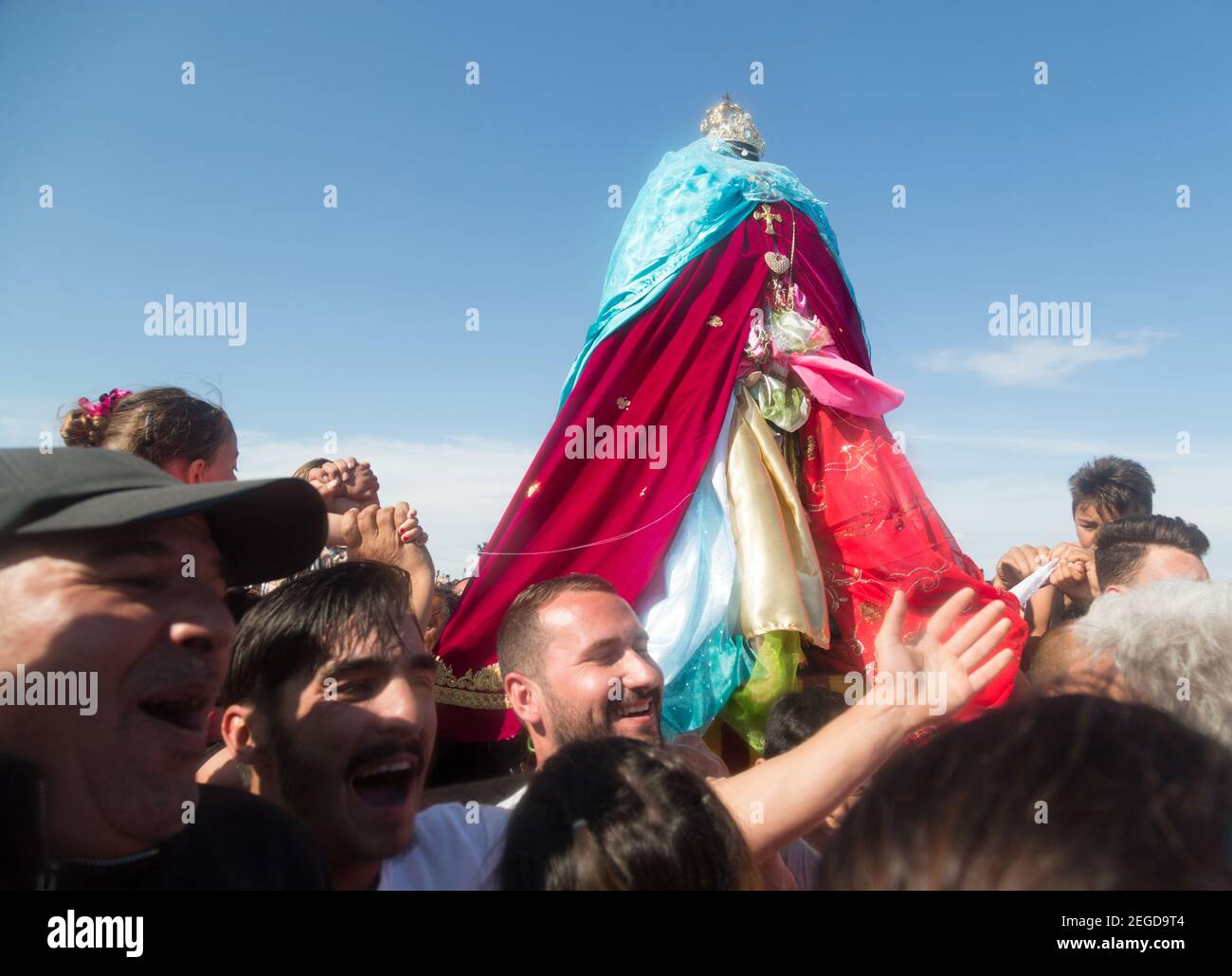 France Saintes Maries De La Mer As the statue of the Gypsy Patron Saint ...