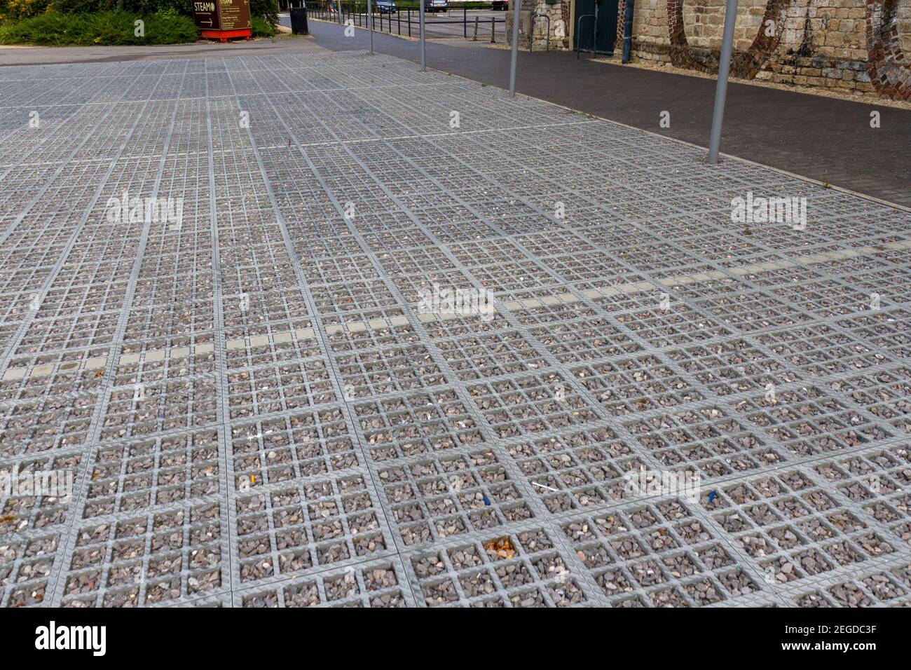 Detail showing Total Traffic Exopave (TTE®), Heavy Duty interlocking ...