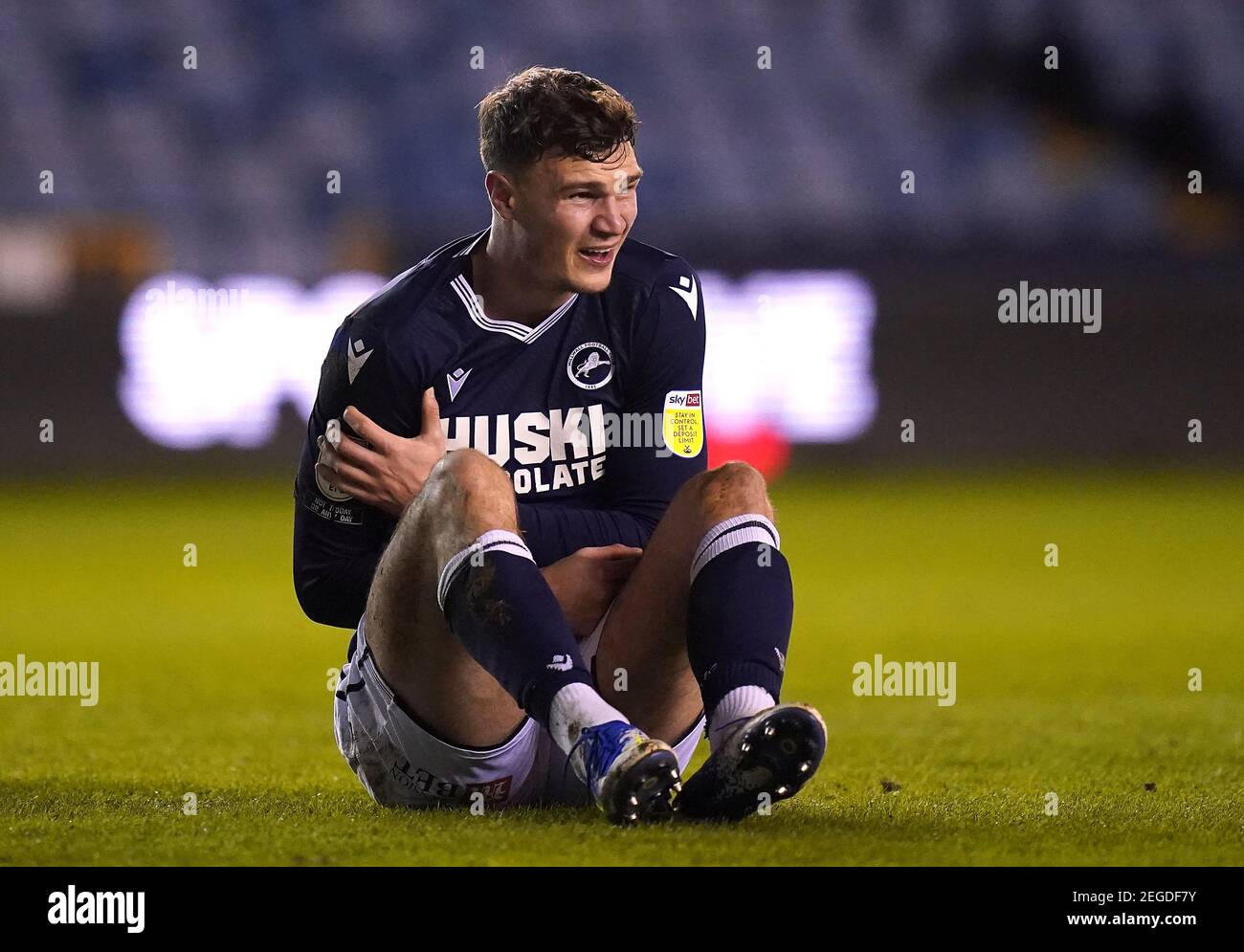 File photo dated 17-02-2021 of Millwall's Jake Cooper with an injury ...