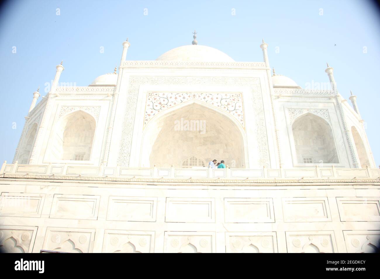 The Taj Mahal is an ivory-white marble mausoleum on the south bank of ...