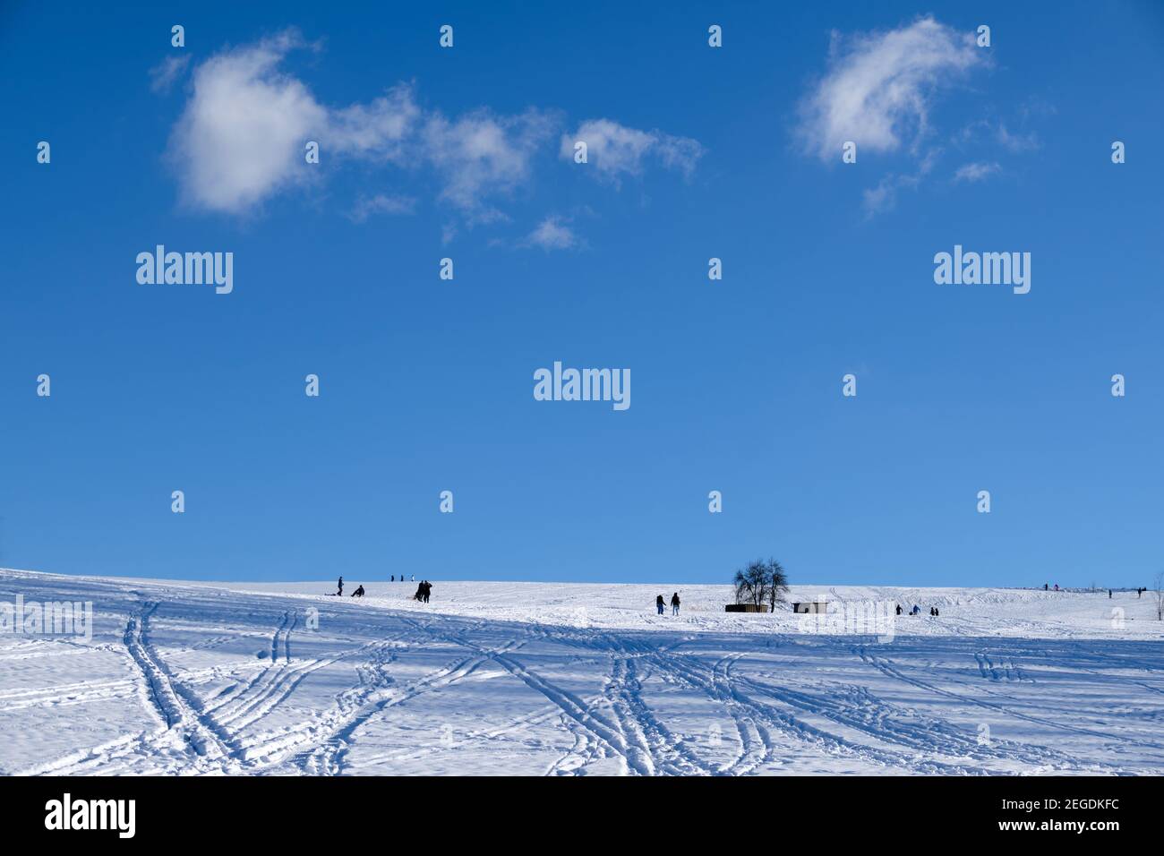 Blue sledge hi-res stock photography and images - Alamy