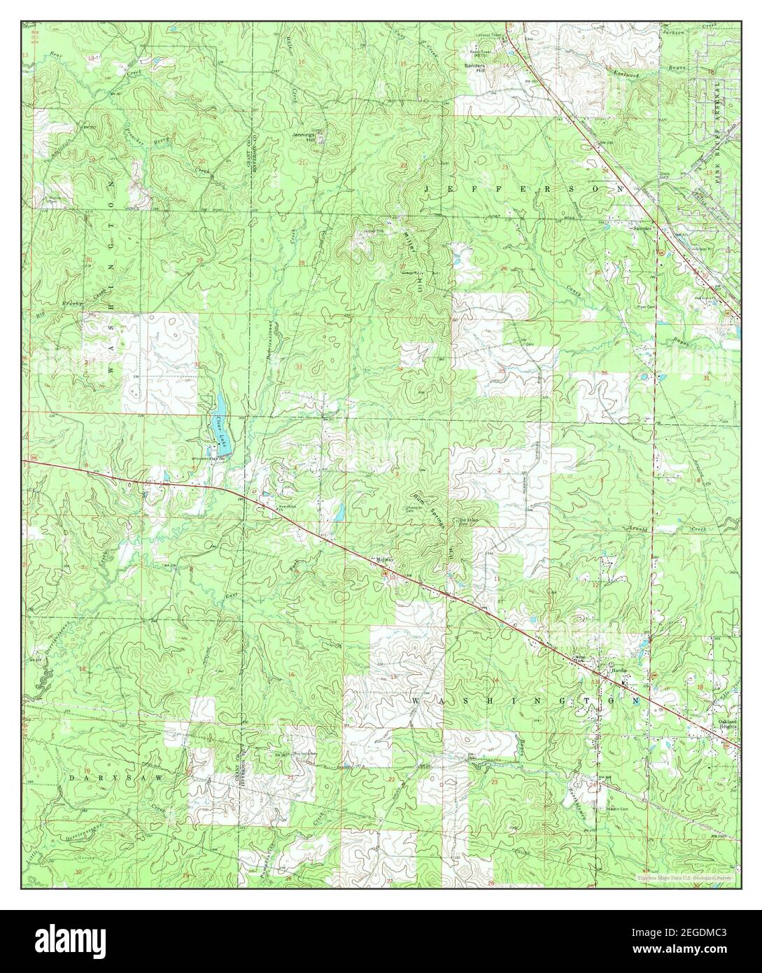 Hardin, Arkansas, map 1970, 1:24000, United States of America by ...