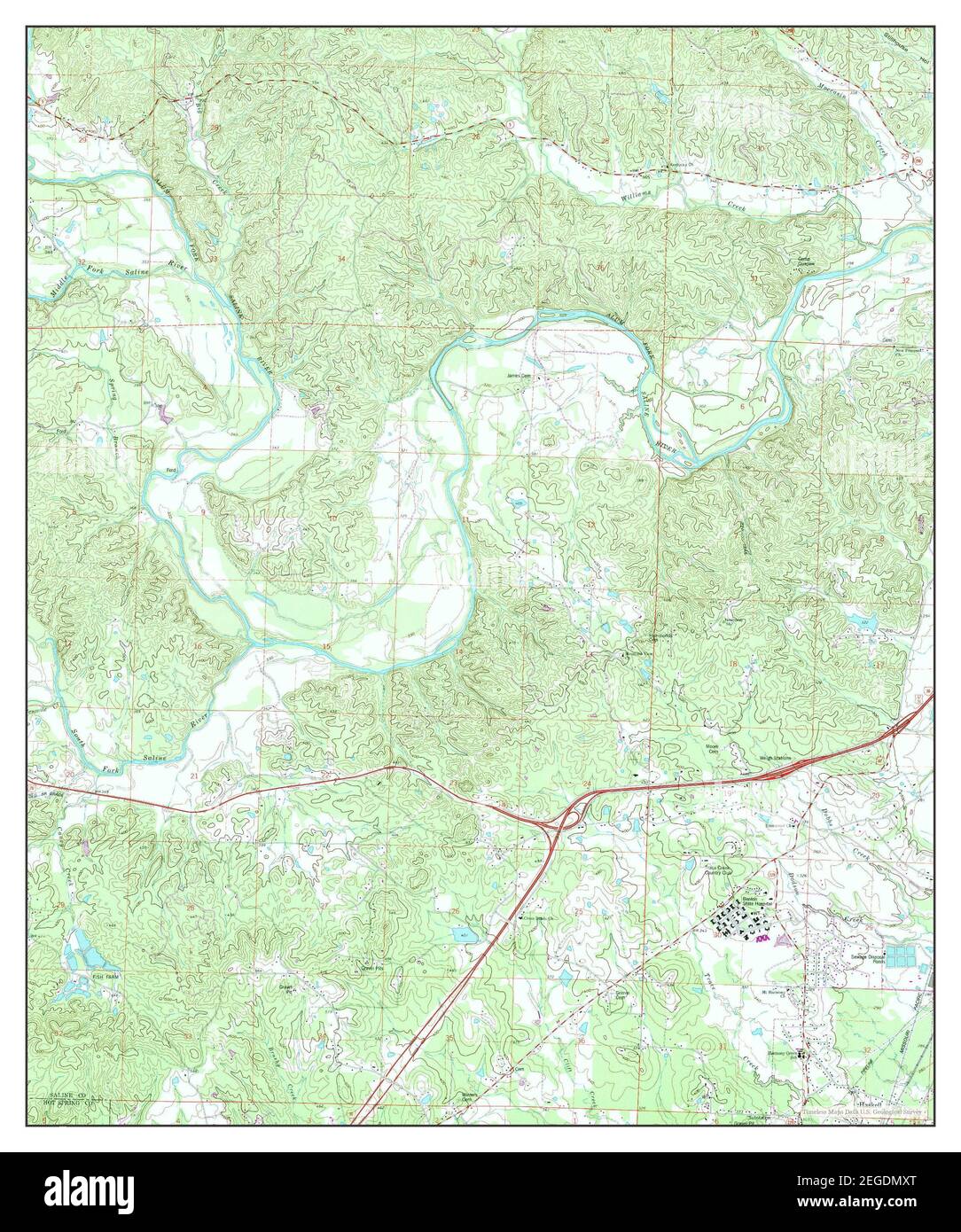 Map of haskell hi-res stock photography and images - Alamy