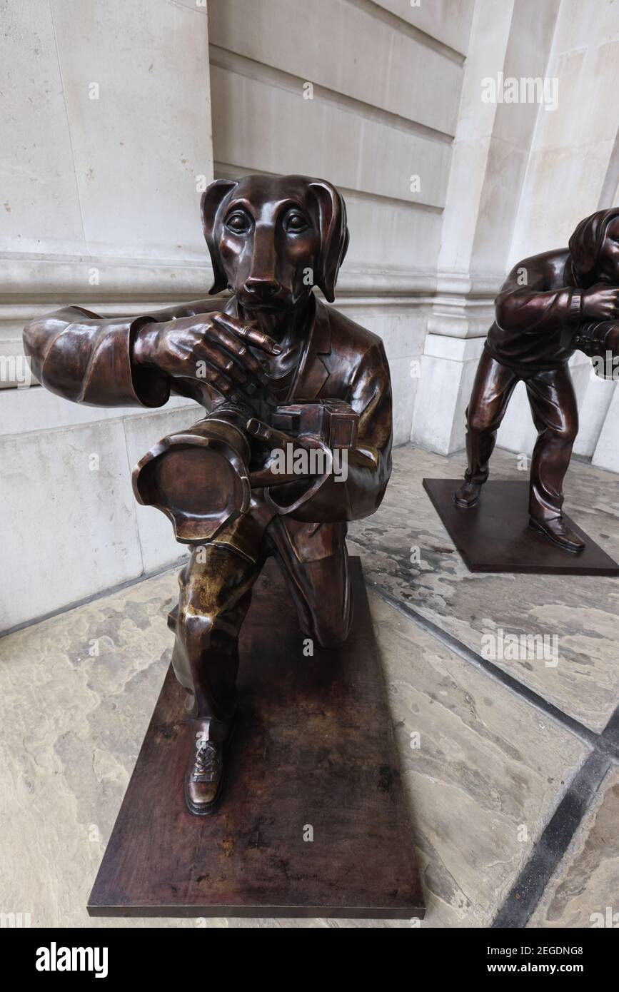 17th Feb 2021, Royal Stock Exchange, London, United Kingdom, Paparazzi ...