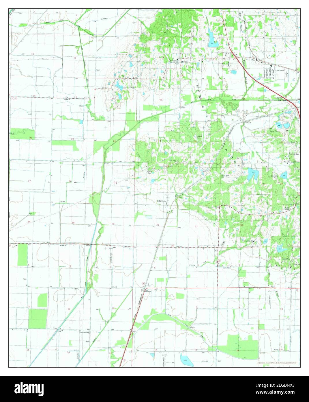 Herman, Arkansas, map 1980, 1:24000, United States of America by ...