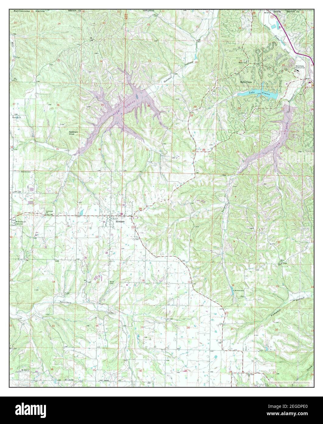 Hiwasse, Arkansas, map 1971, 1:24000, United States of America by ...
