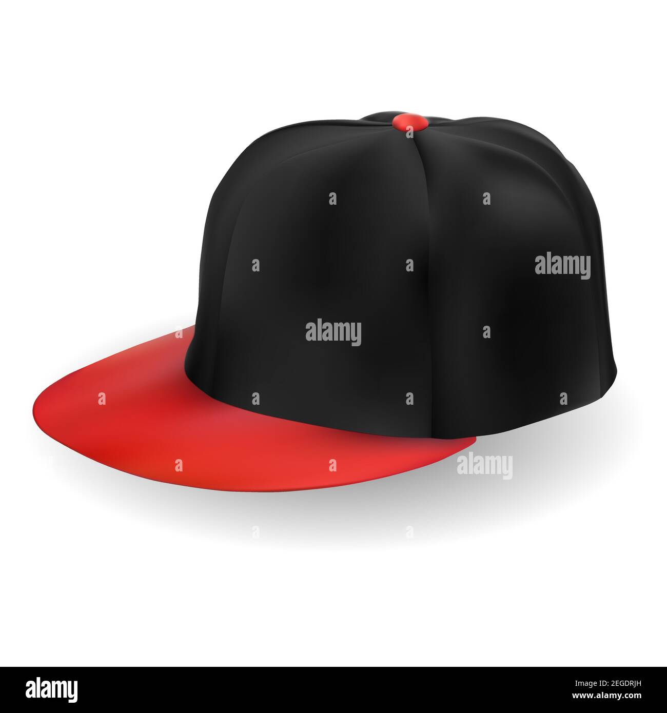 Black Snapback Vector