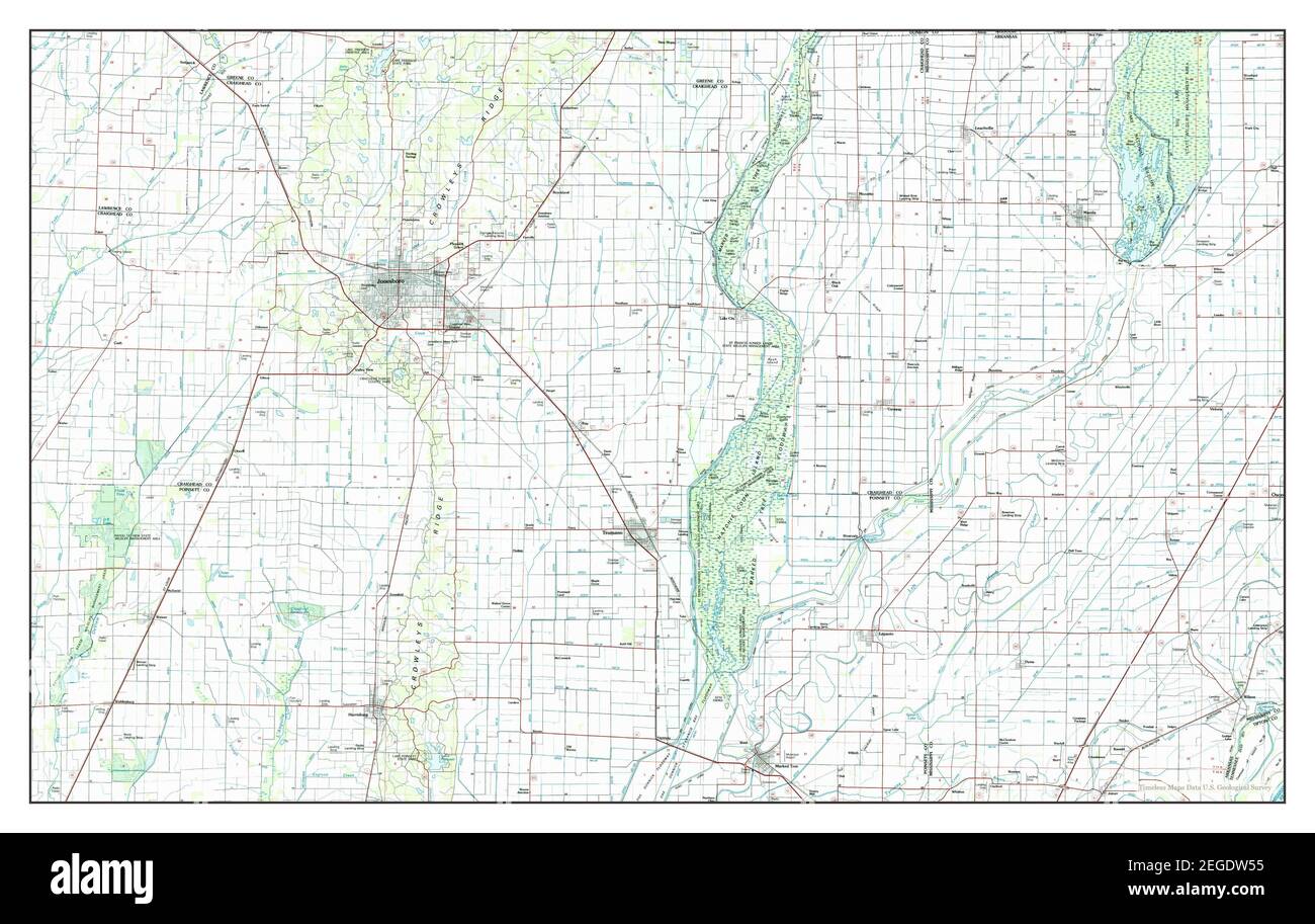 Jonesboro arkansas map hi-res stock photography and images - Alamy