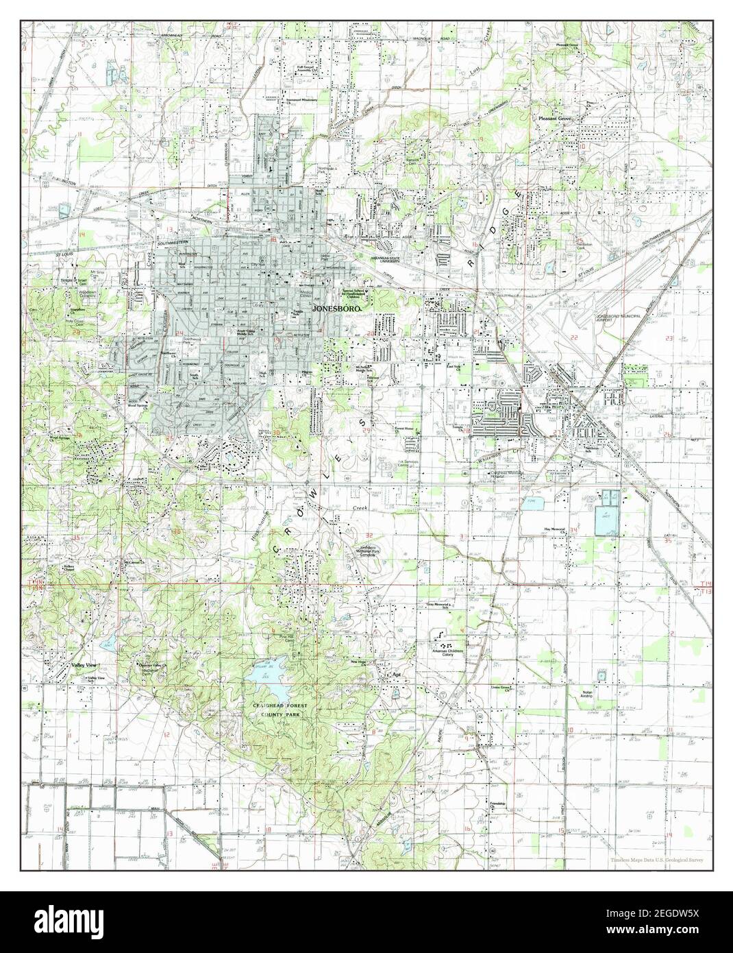 Map of jonesboro hi-res stock photography and images - Alamy