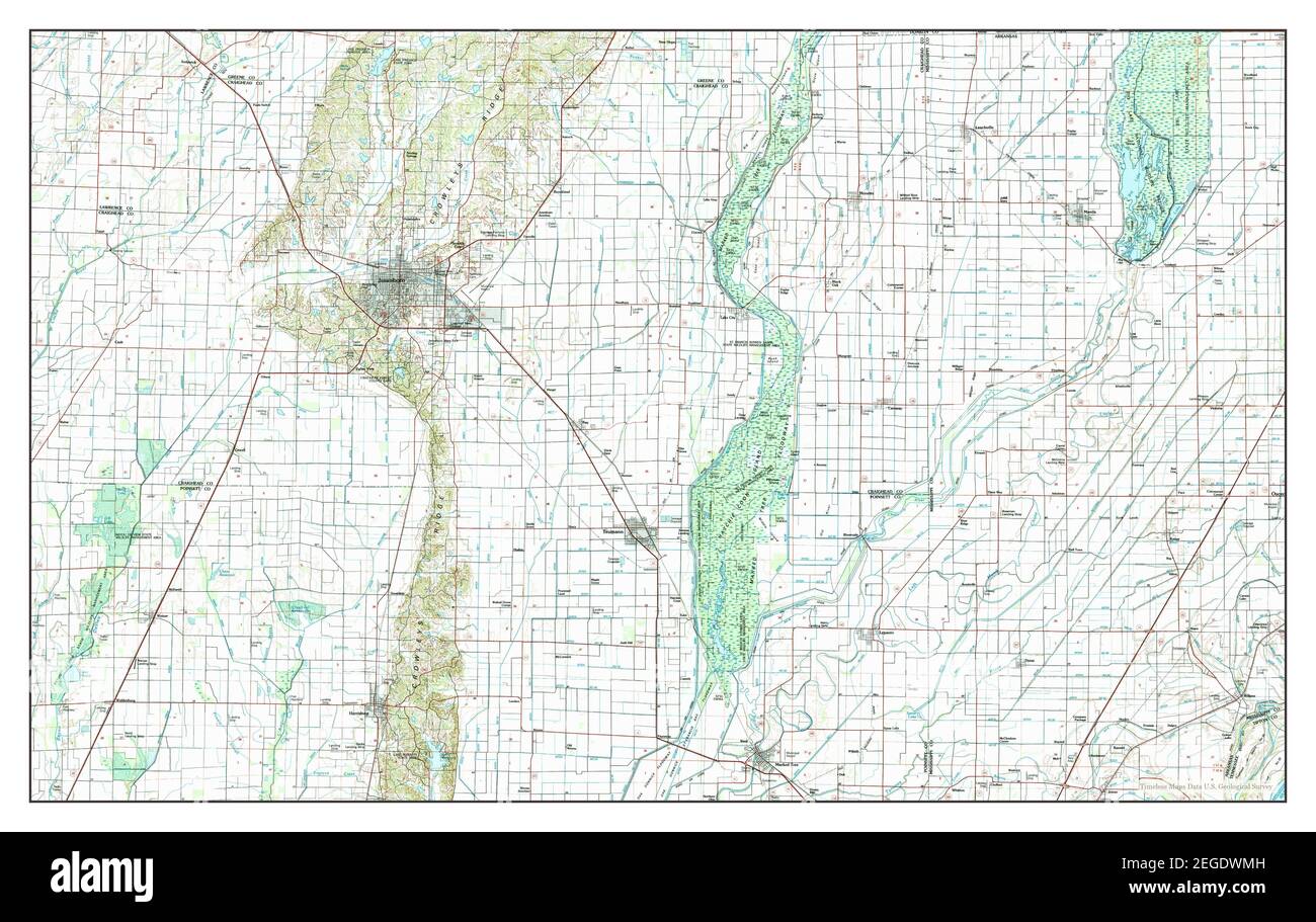 Jonesboro arkansas map hi-res stock photography and images - Alamy