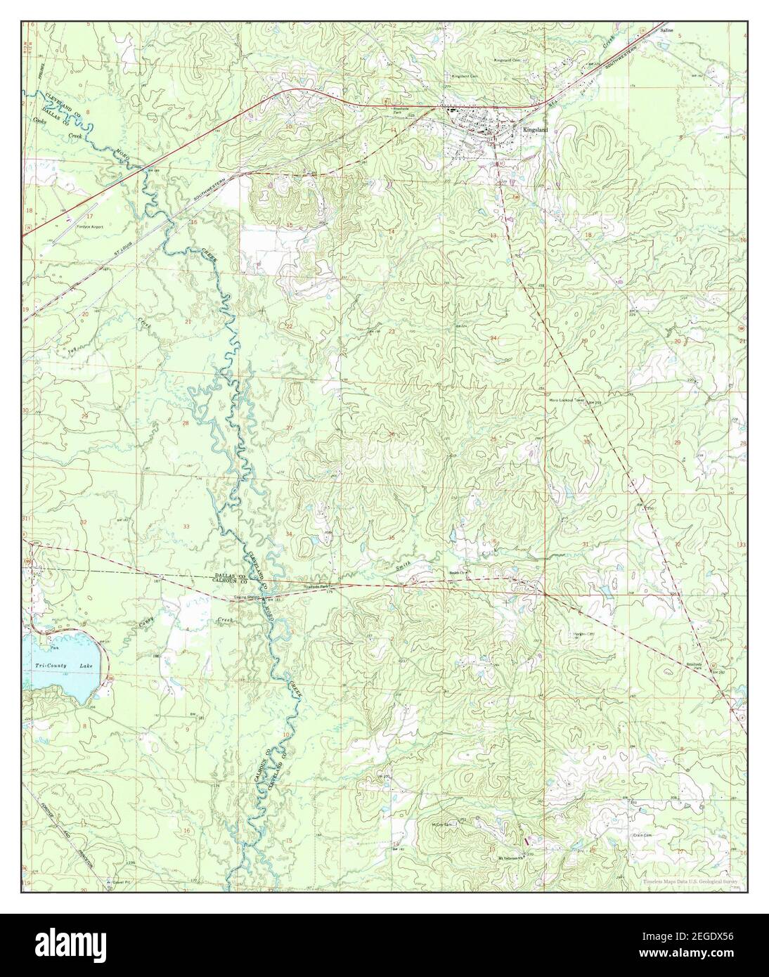 Map of kingsland Cut Out Stock Images & Pictures - Alamy