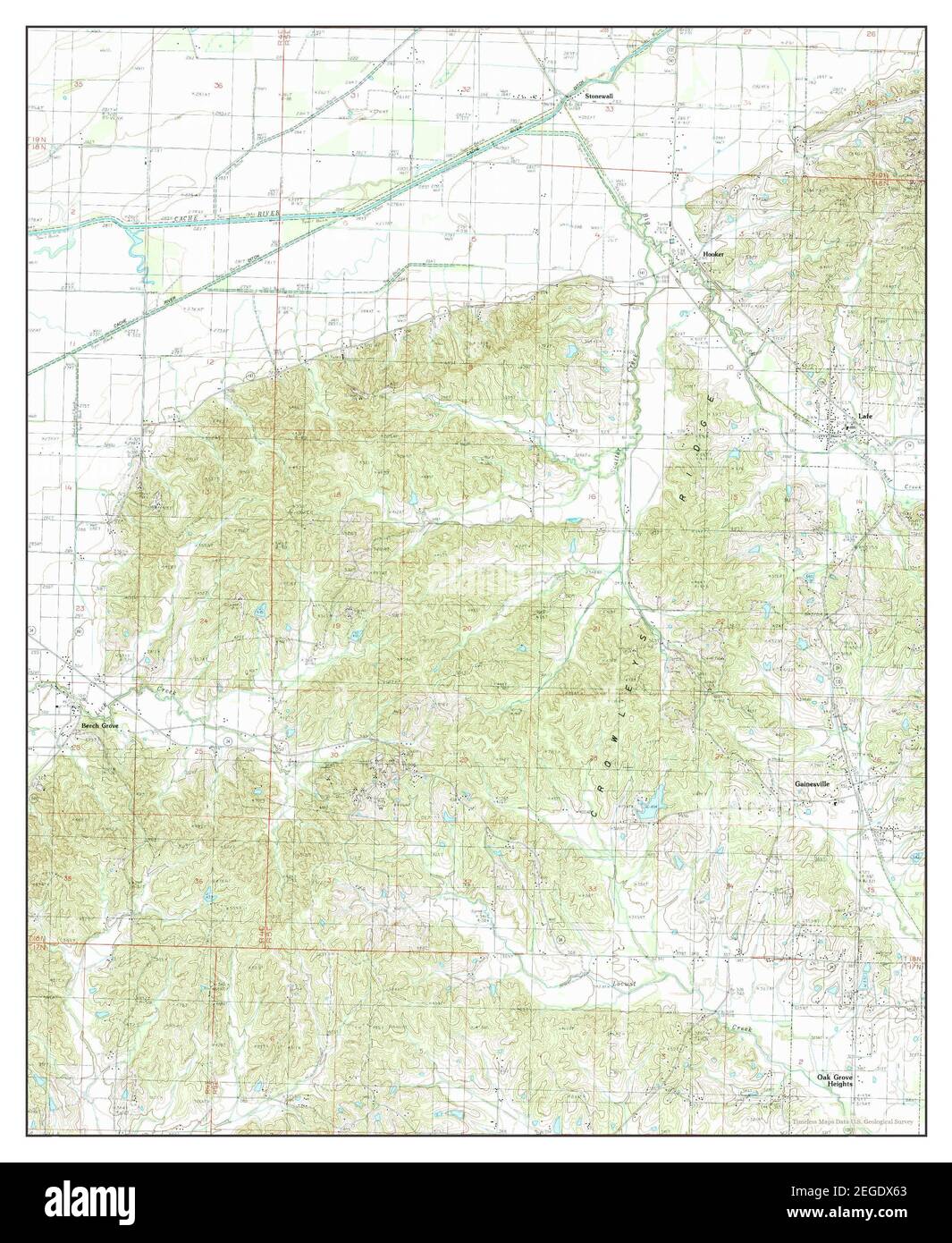 Lafe, Arkansas, map 1984, 1:24000, United States of America by Timeless ...