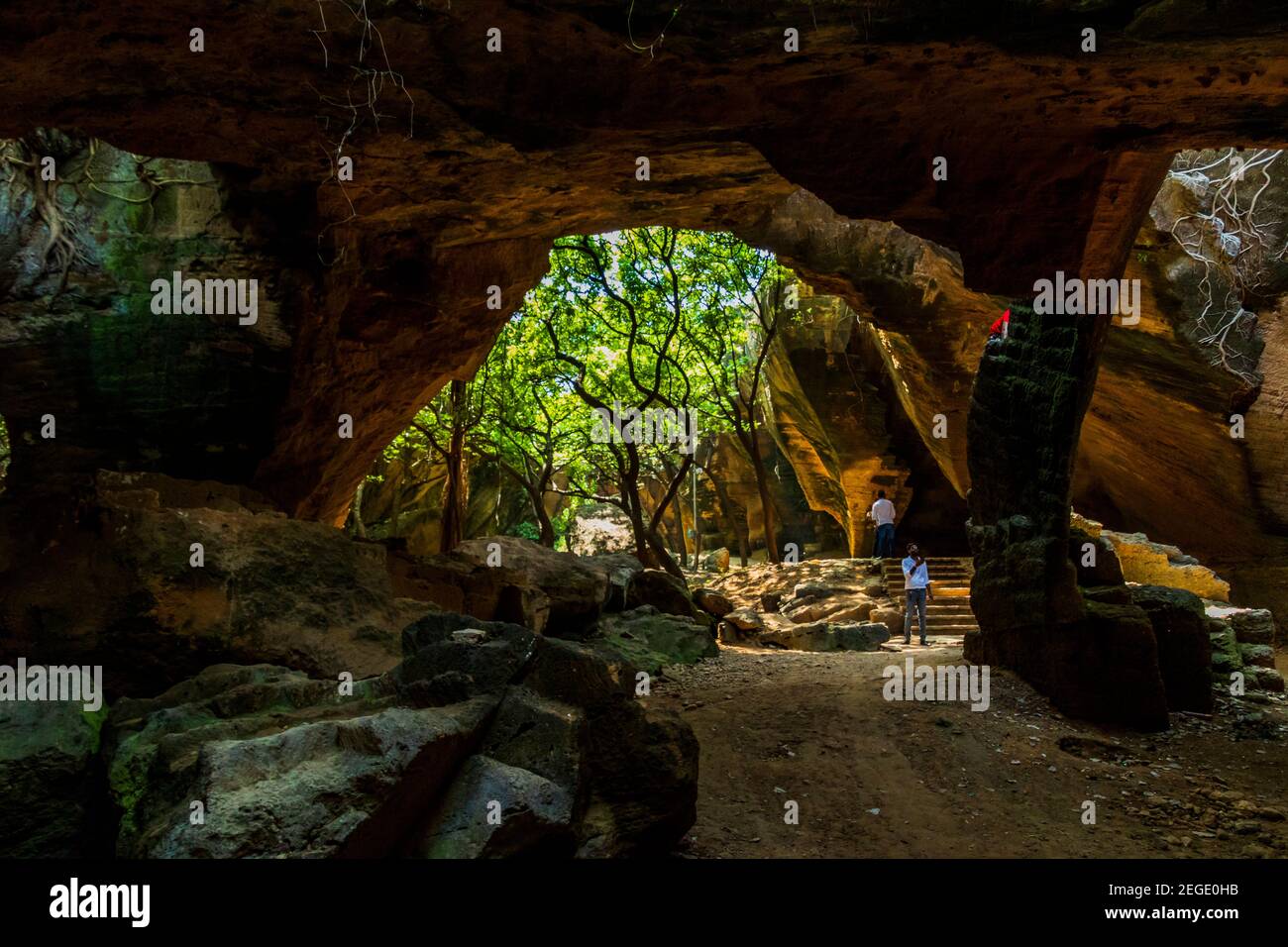 Naida Caves, Diu in the day Stock Photo - Alamy