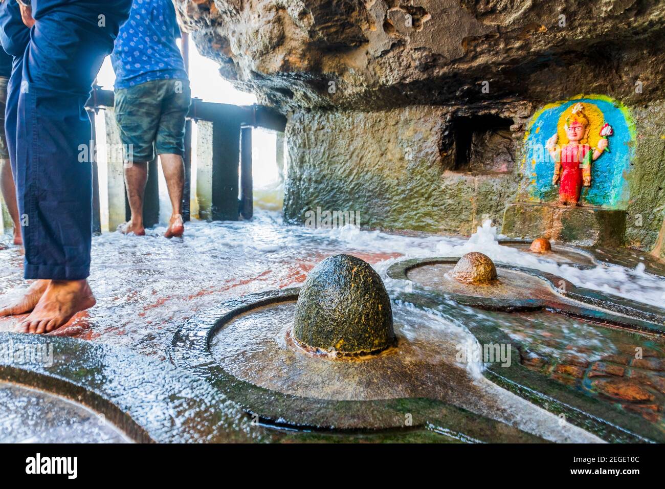 Gangeshwar mahadev shiva temple, Diu Stock Photo - Alamy
