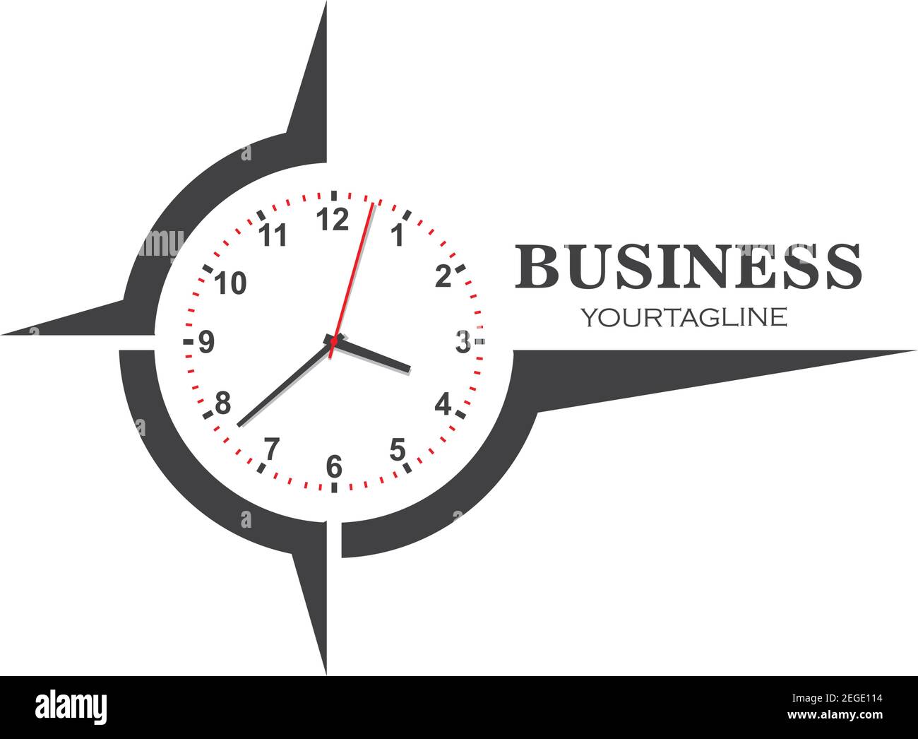Clock Logo Design