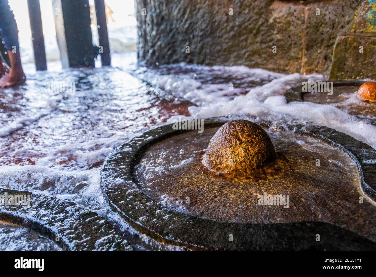 Gangeshwar mahadev shiva temple, Diu Stock Photo - Alamy