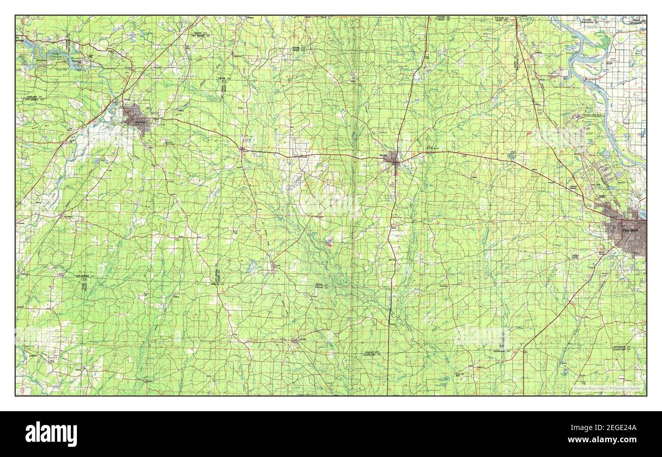 Malvern, Arkansas, map 1985, 1:100000, United States of America by ...