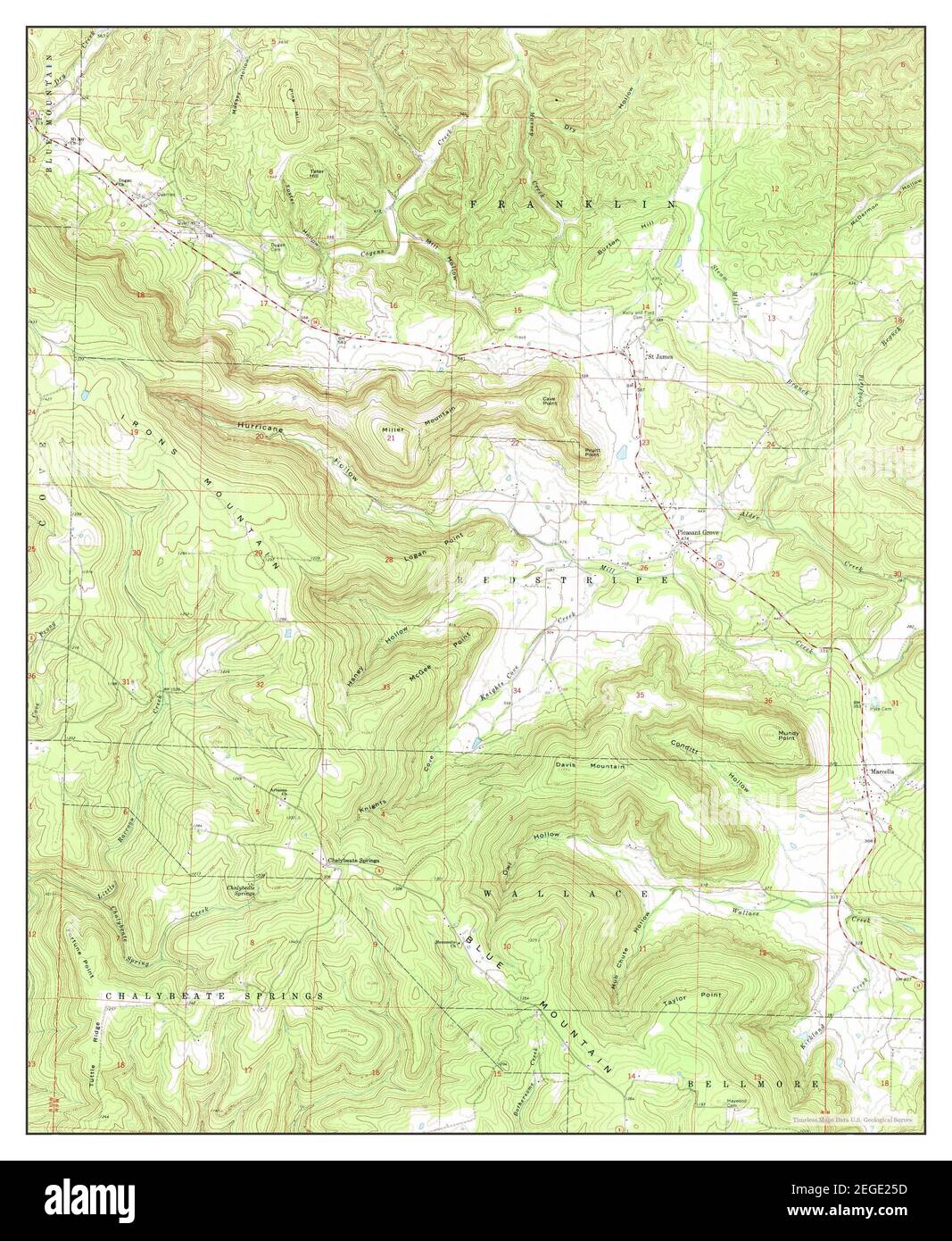 Marcella, Arkansas, map 1969, 1:24000, United States of America by ...