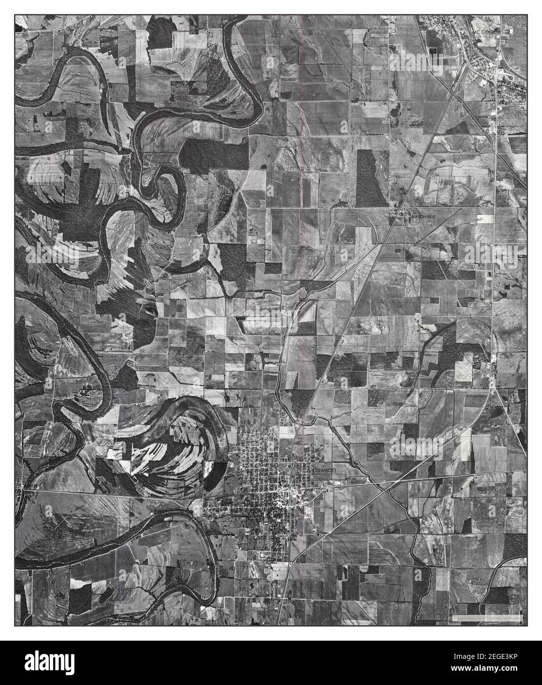 Mc Gehee SW, Arkansas, map 1975, 1:24000, United States of America by ...