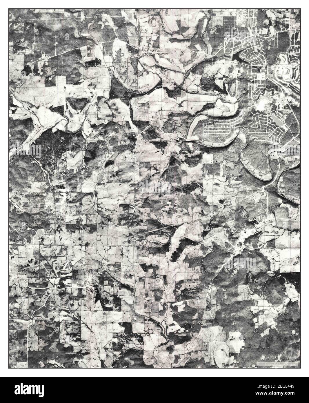 Melbourne NE, Arkansas, map 1976, 1:24000, United States of America by ...