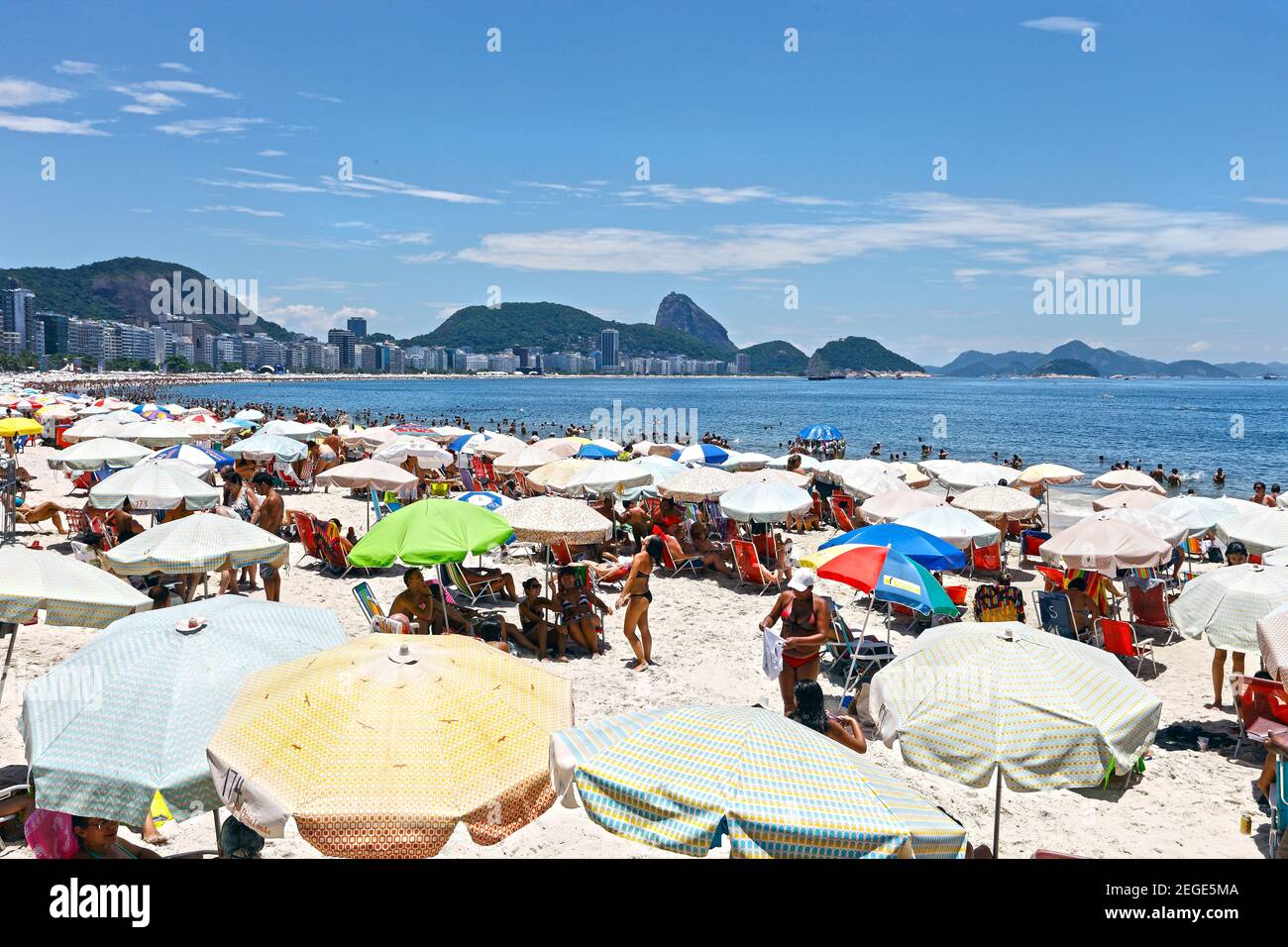 RIO DE JANEIRO :People on the Beach in Rio de Janeiro Stock Photo - Alamy