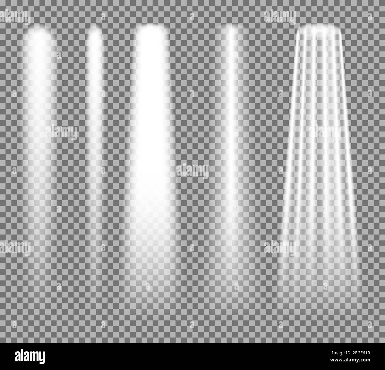 Stage light lamp effect. Bright studio spotlight projection. Club ...