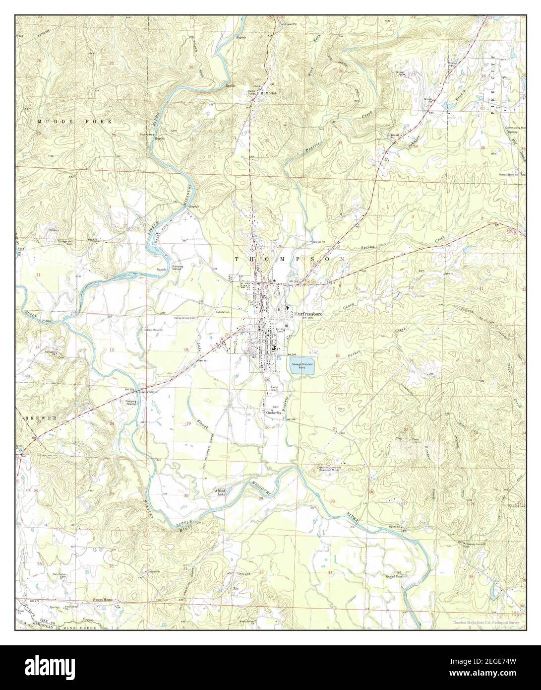 Satellite Map Murfreesboro Murfreesboro, TN Satellite Weather Map