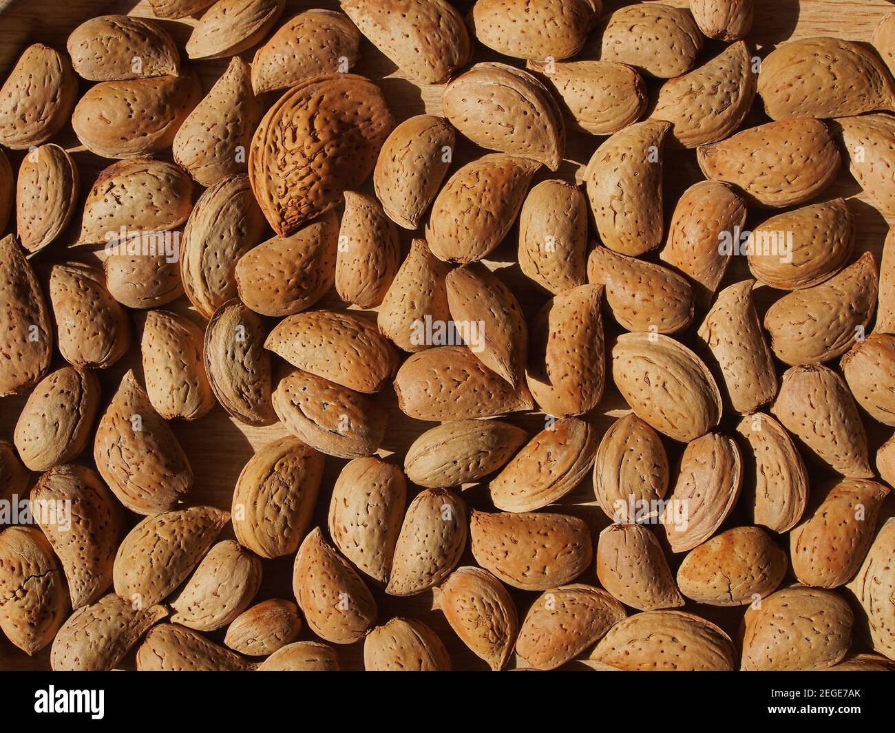 full photo shelled almond natural food Stock Photo - Alamy