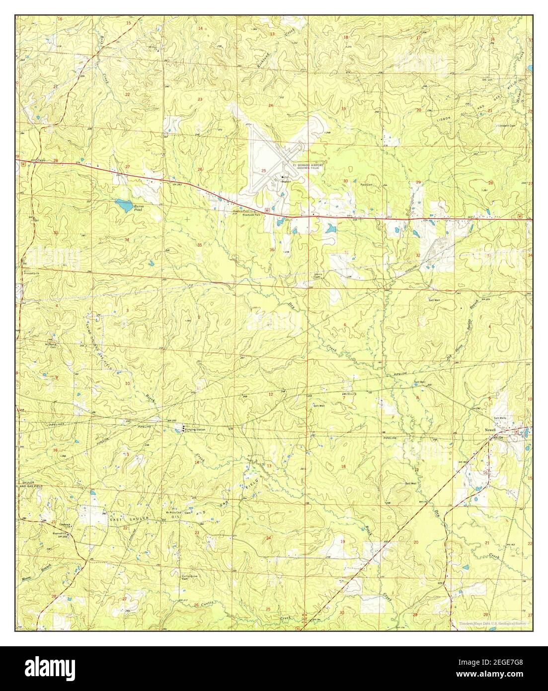 Newell, Arkansas, map 1971, 1:24000, United States of America by ...