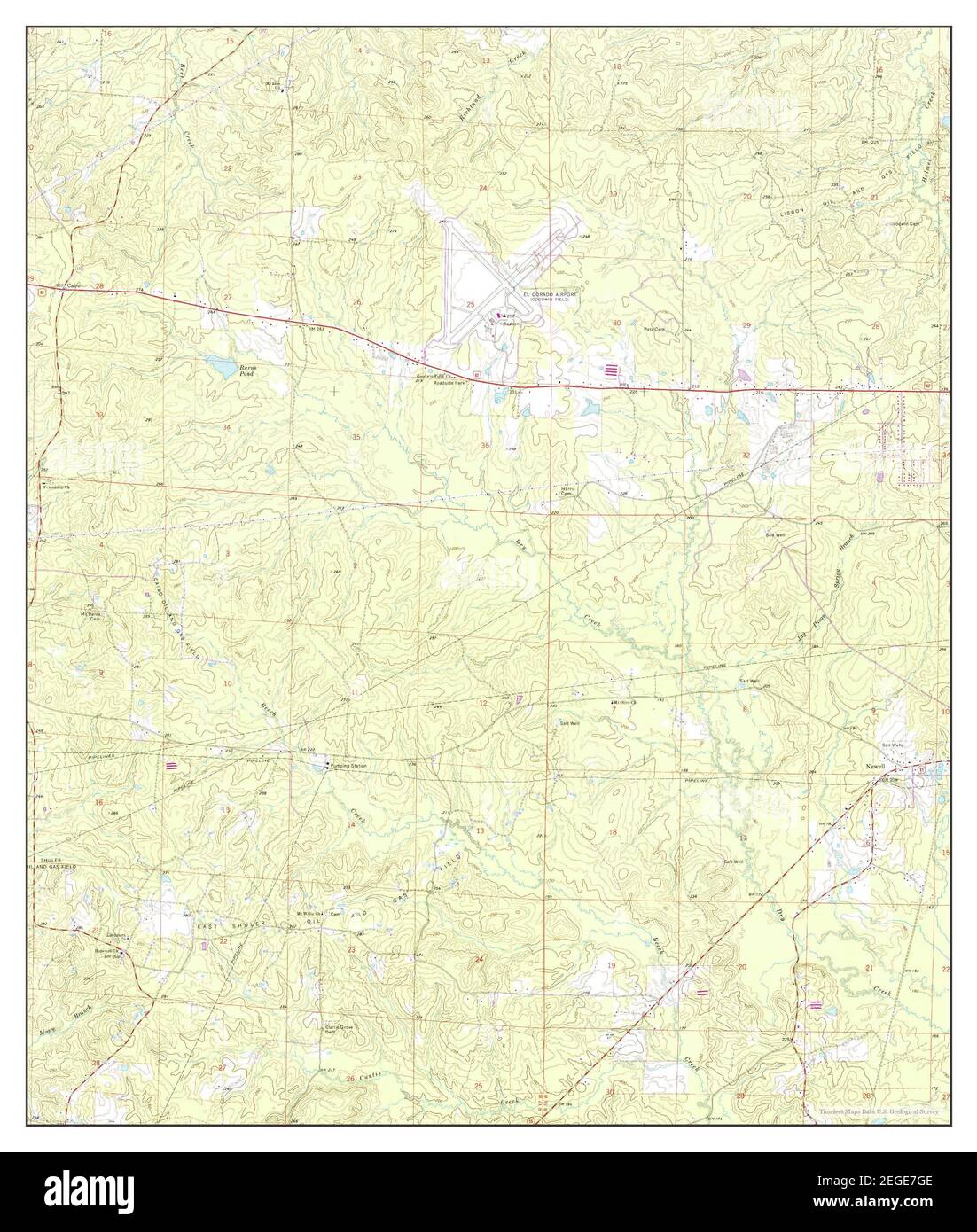 Newell, Arkansas, map 1971, 1:24000, United States of America by ...