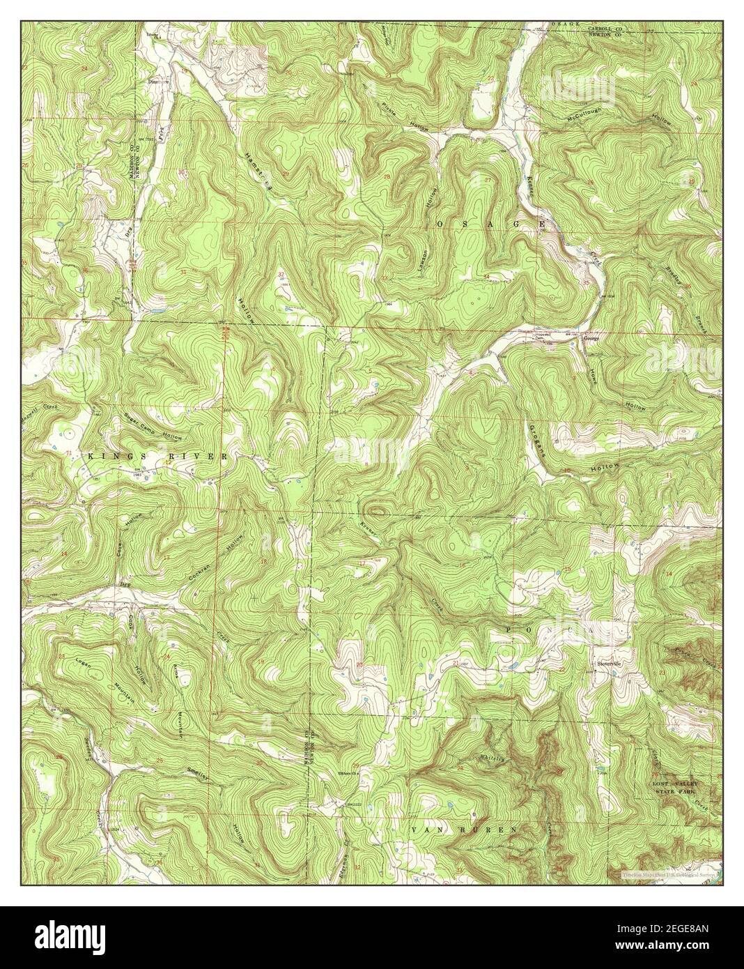 Osage map Cut Out Stock Images & Pictures - Alamy
