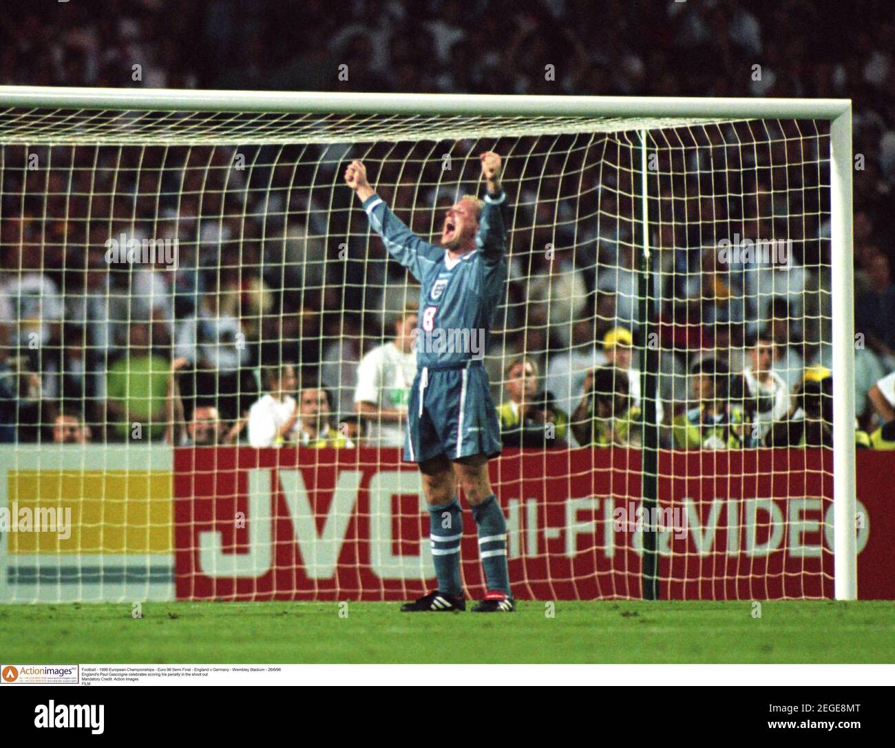 Soccer euro 96 semi final england v germany hi-res stock photography ...